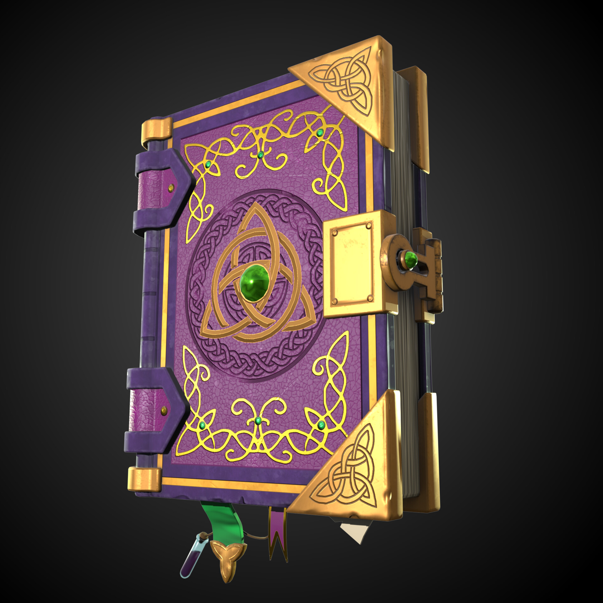 ArtStation - Merlin's Book of Spells