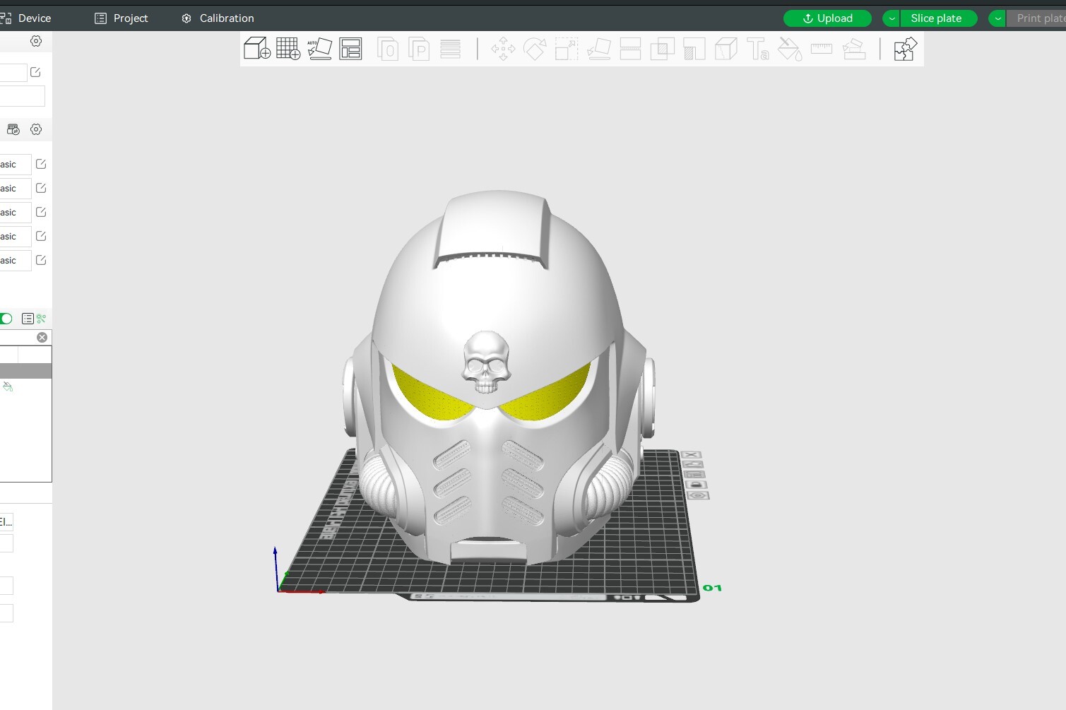 MENTOZ 3D STUDIO - Captain Titus helmet Space Marine 2