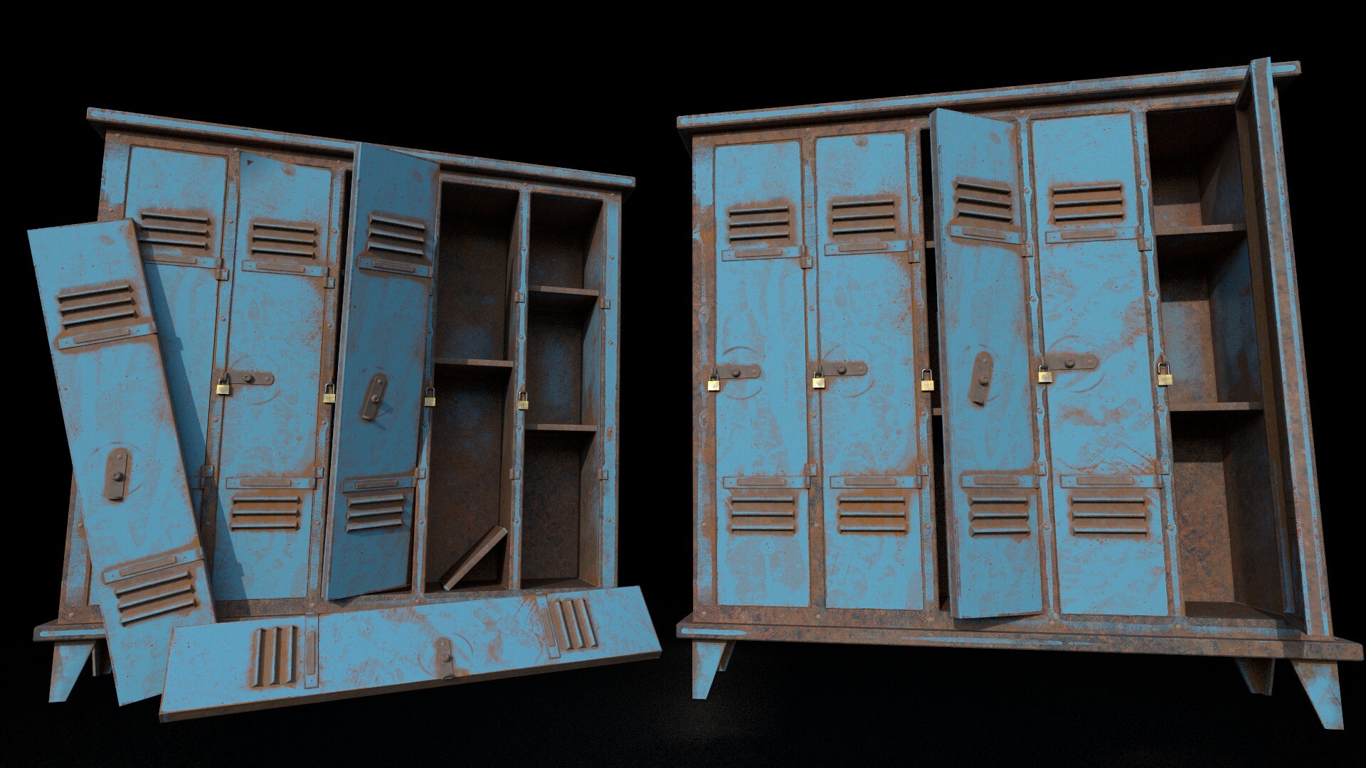ArtStation - Abandoned Locker