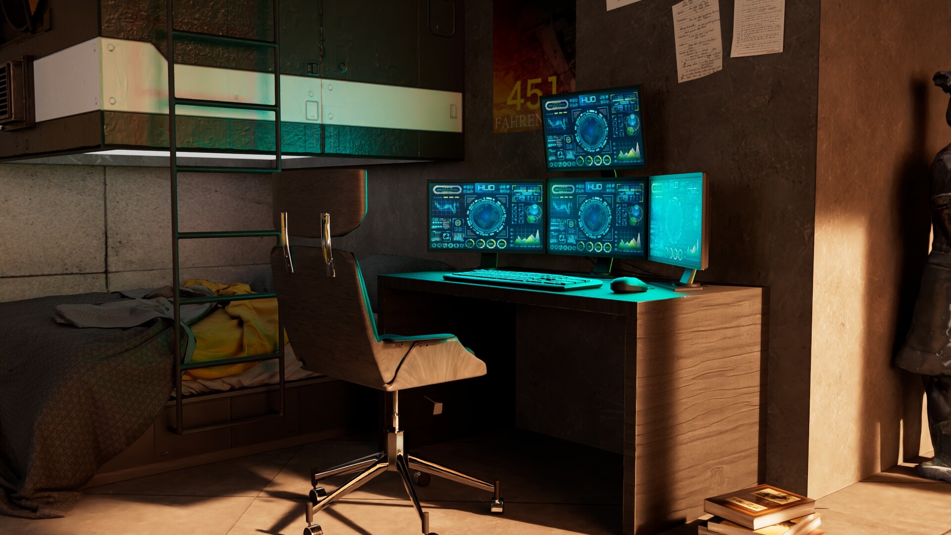 ArtStation - The Futuristic Room