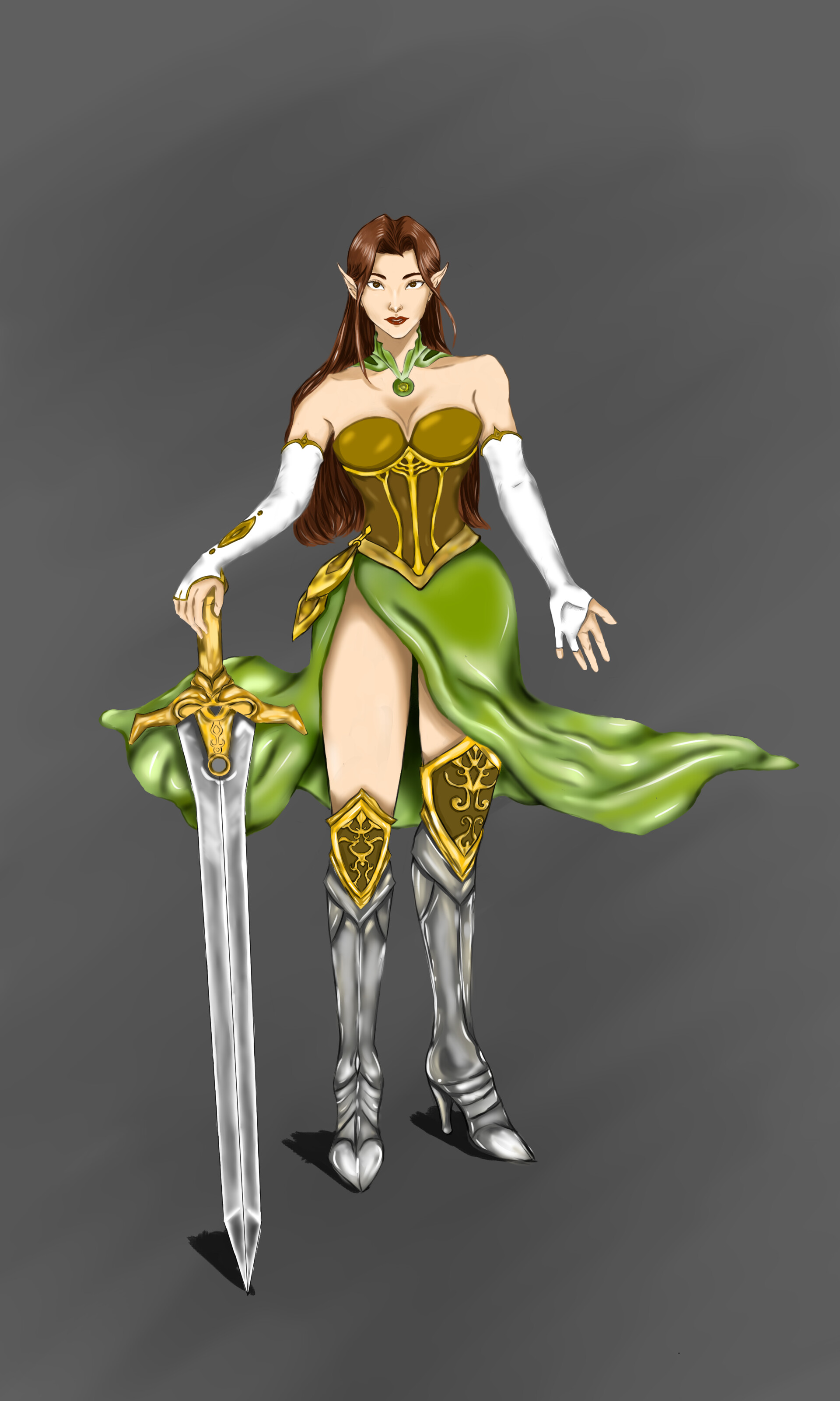 ArtStation - Elf Warrior