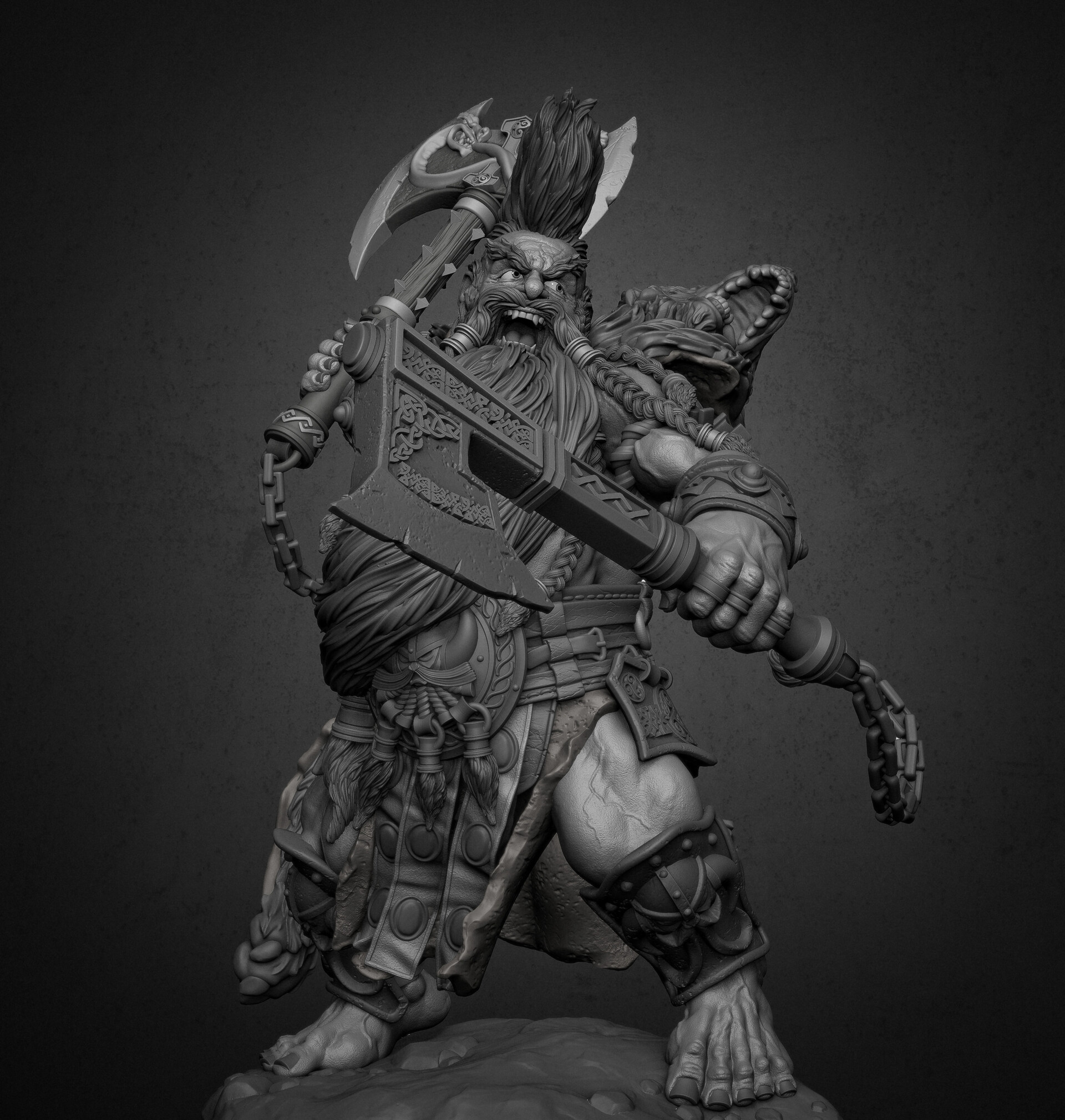 ArtStation - ORK Scene - Adrian Smith illustration