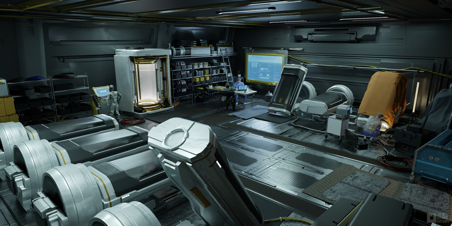 ArtStation - Synced: Medical Bay