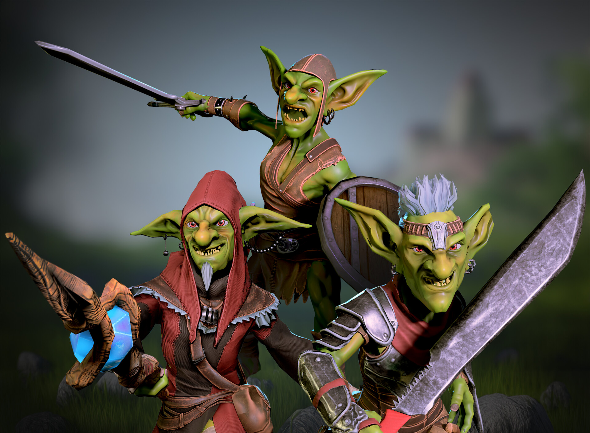ArtStation - Stylized Goblins - 3D Characters and animations