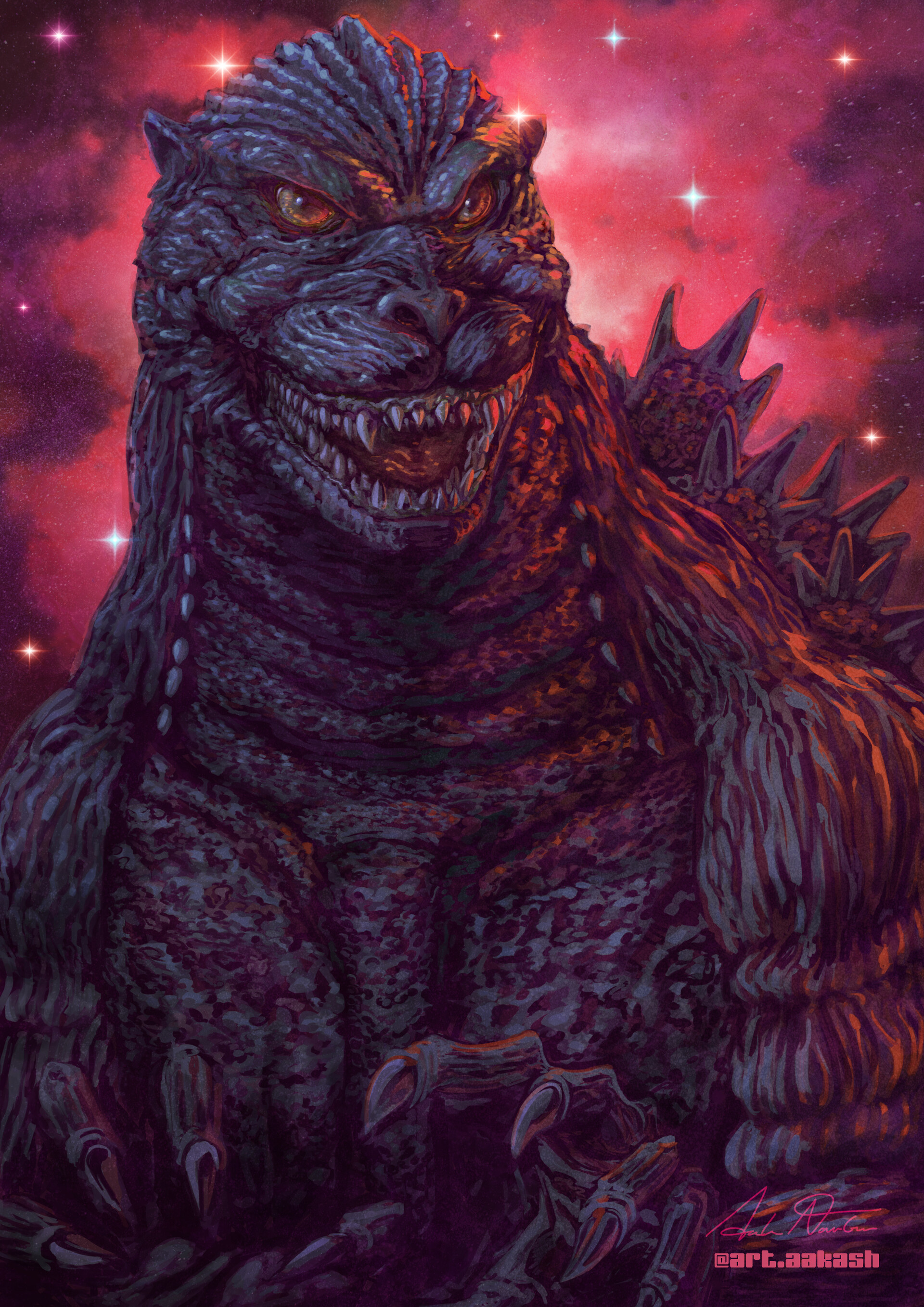 ArtStation - Godzilla - Heisei Cosmos