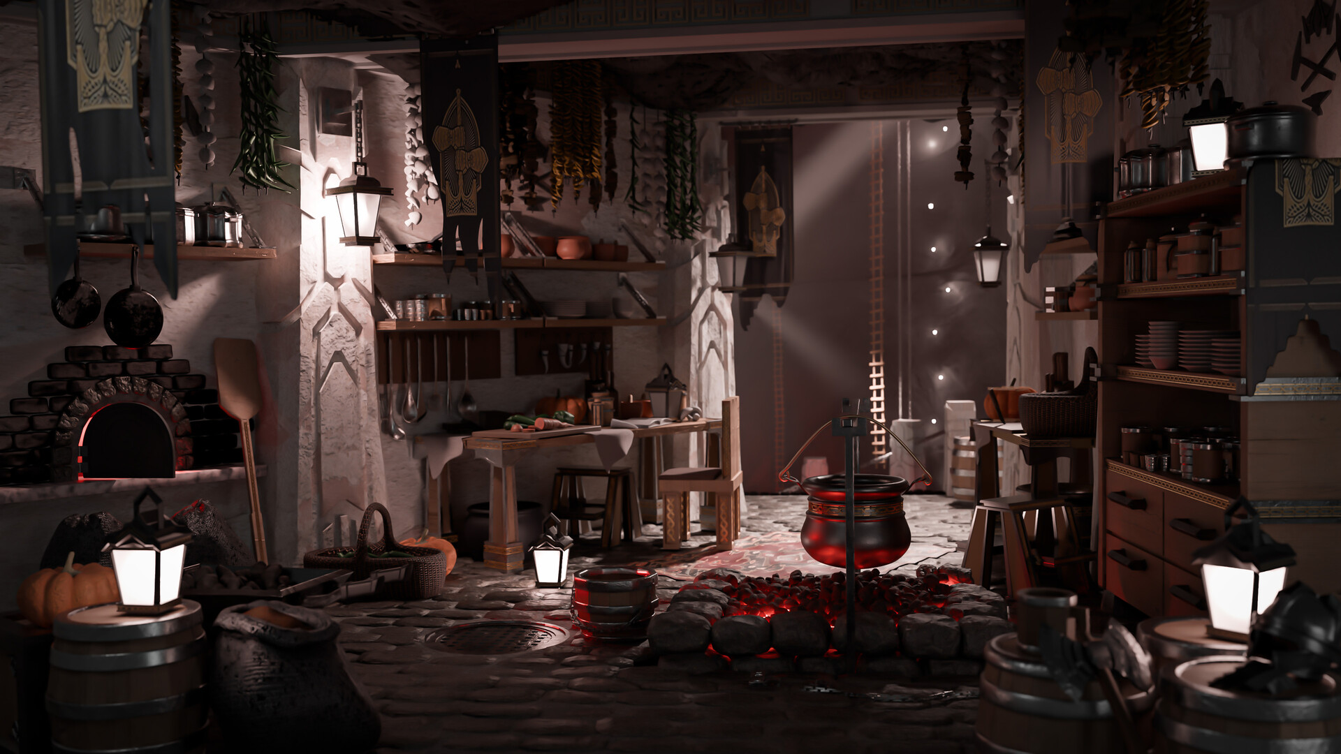 ArtStation - Dwarf Kitchen