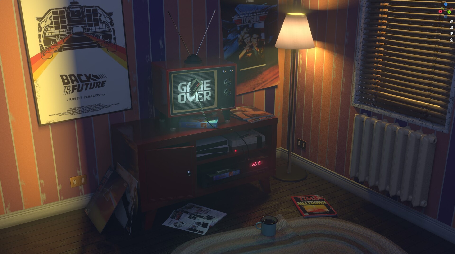 ArtStation - 80s Room