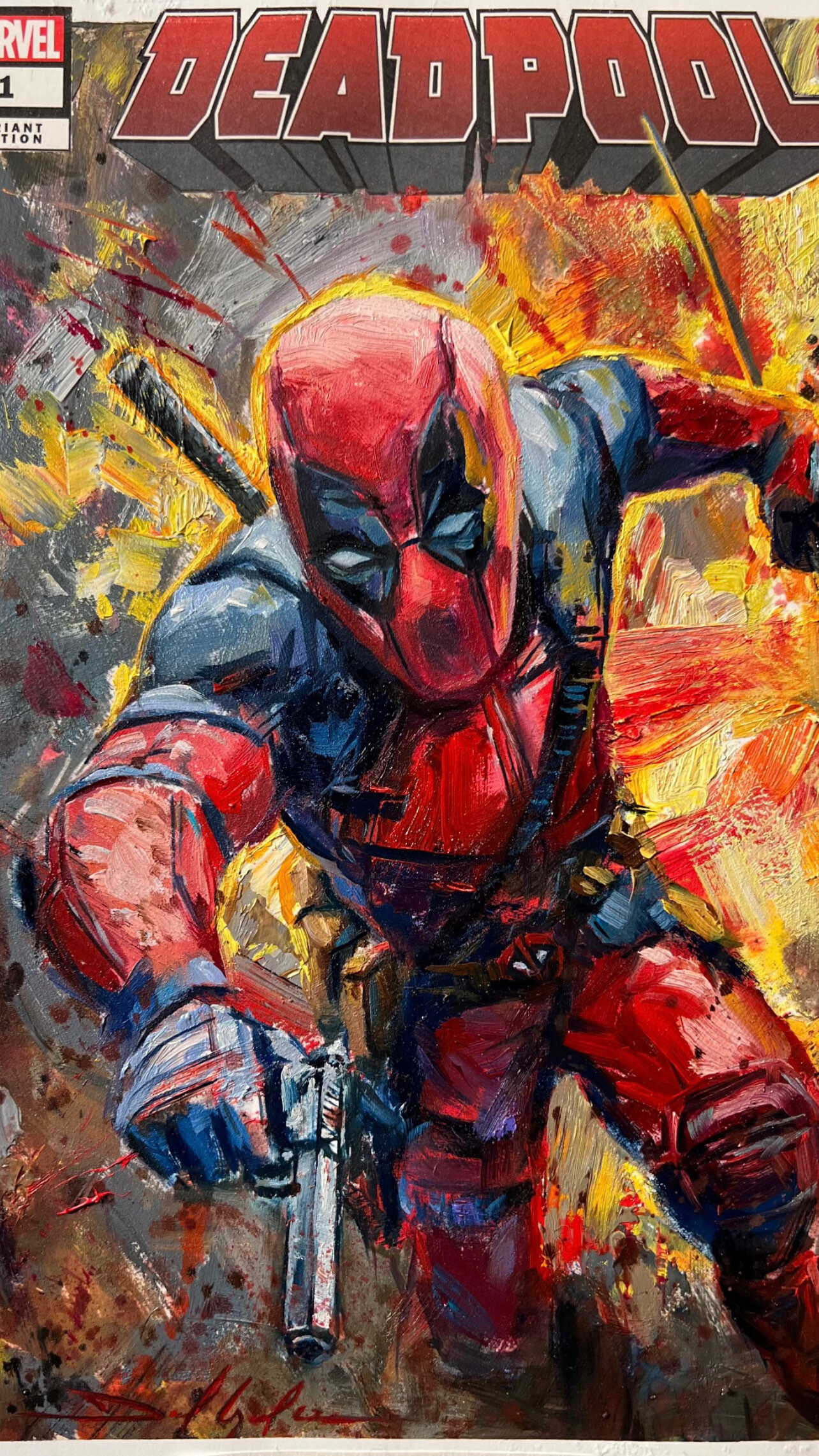 ArtStation - Deadpool variant cover