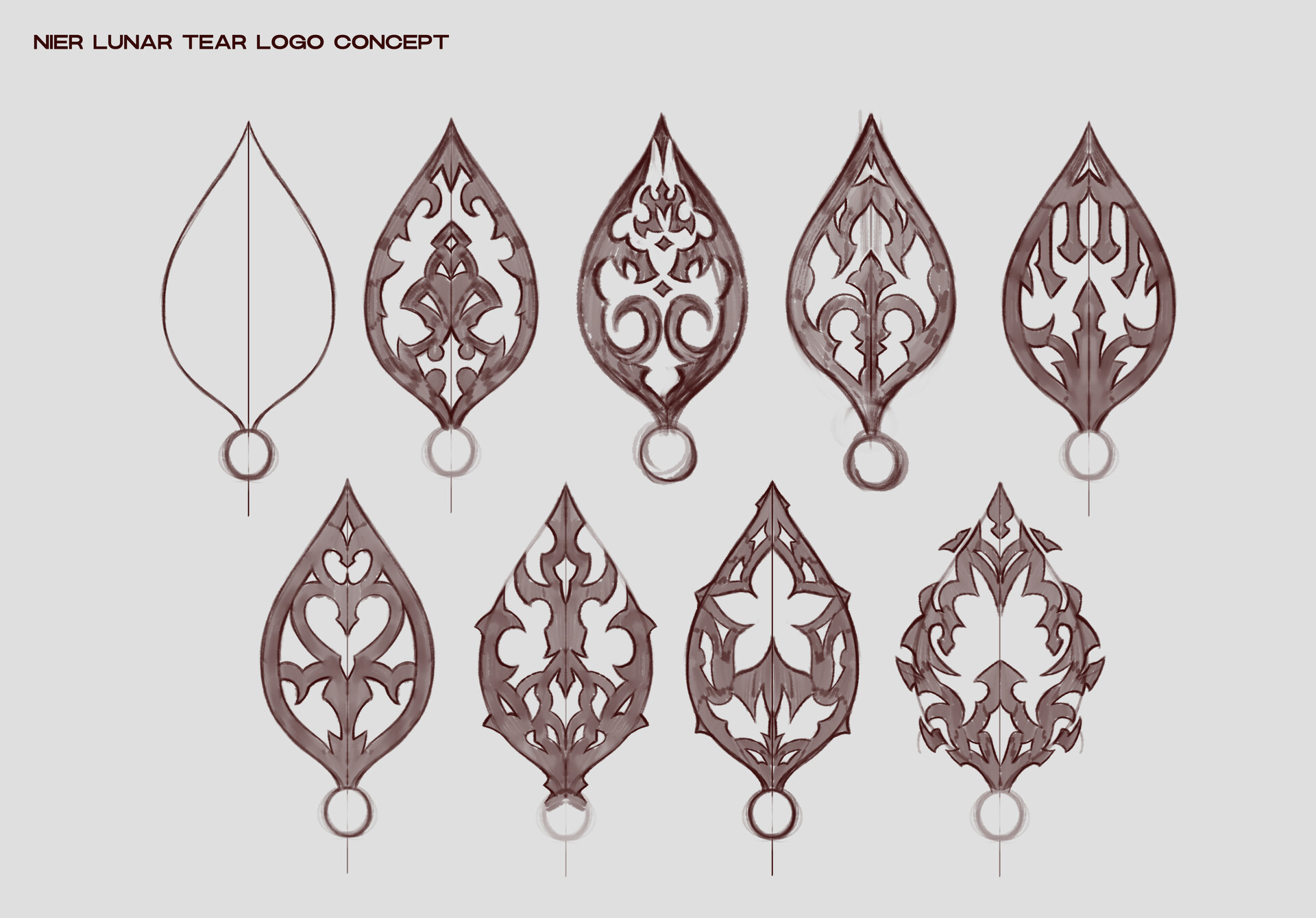 ArtStation - Nier Lunar Tear Logo - concept fanart