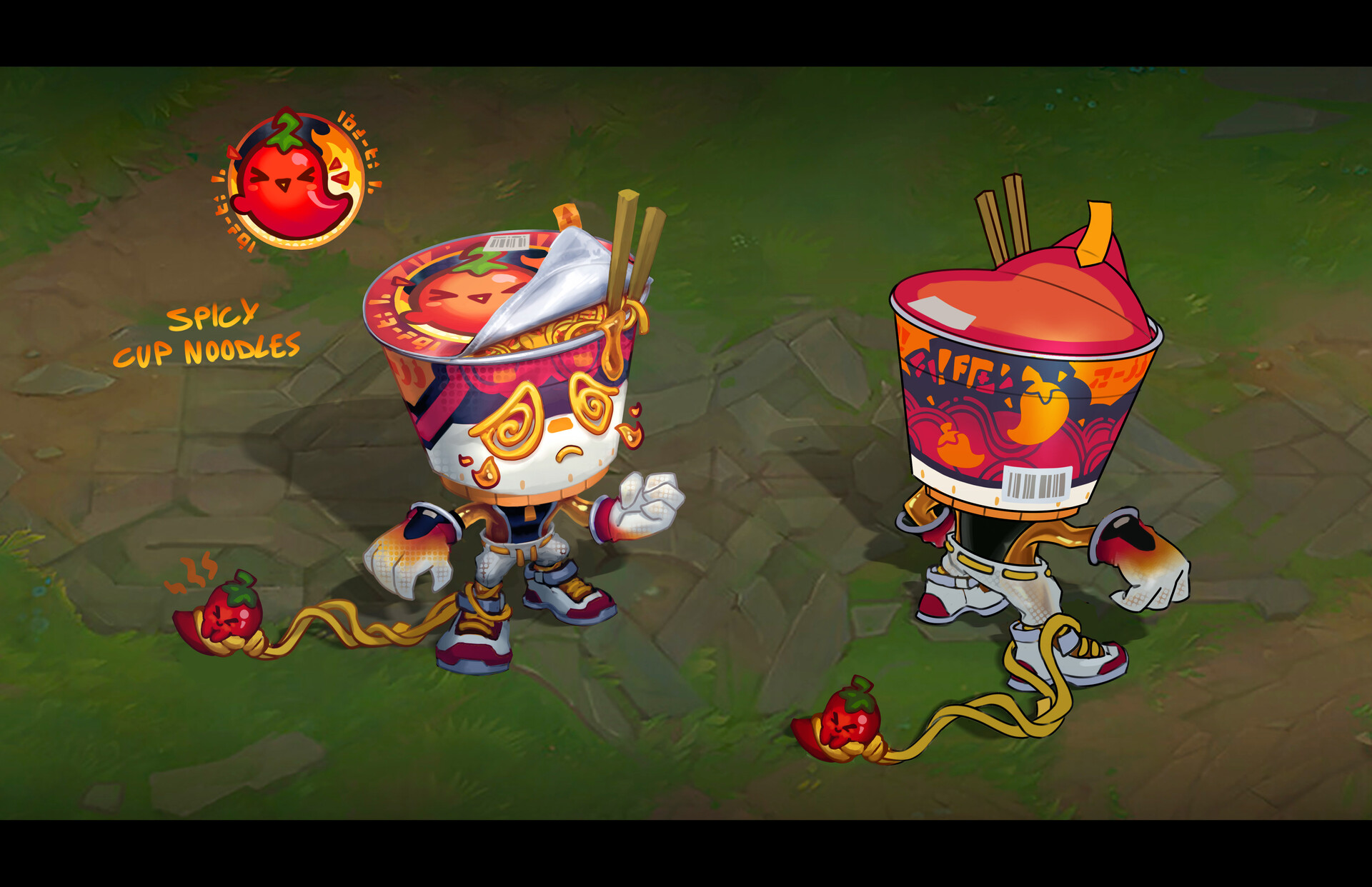Zhongqi Li - League of Legends: Wild Rift - Food Spirits Amumu Concept