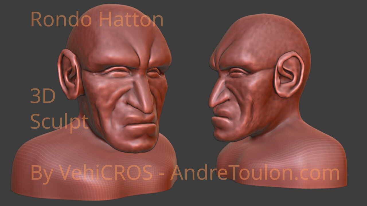 ArtStation - Rondo Hatton 3D Sculpture by VehiCROS - AndreToulon.com