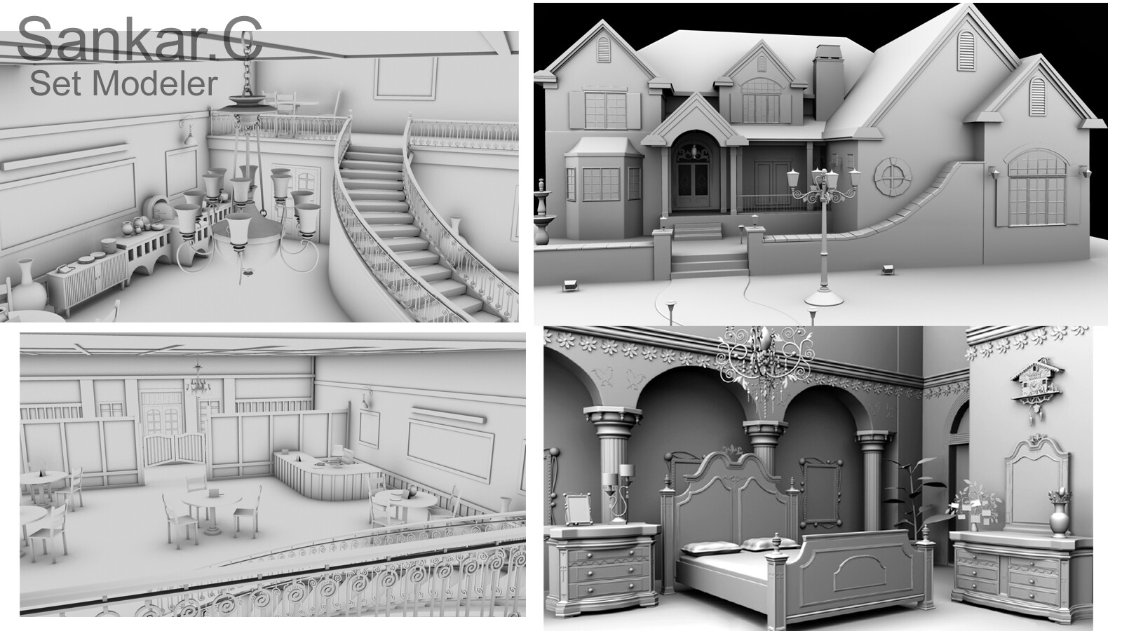 ArtStation - Ext And Int Models