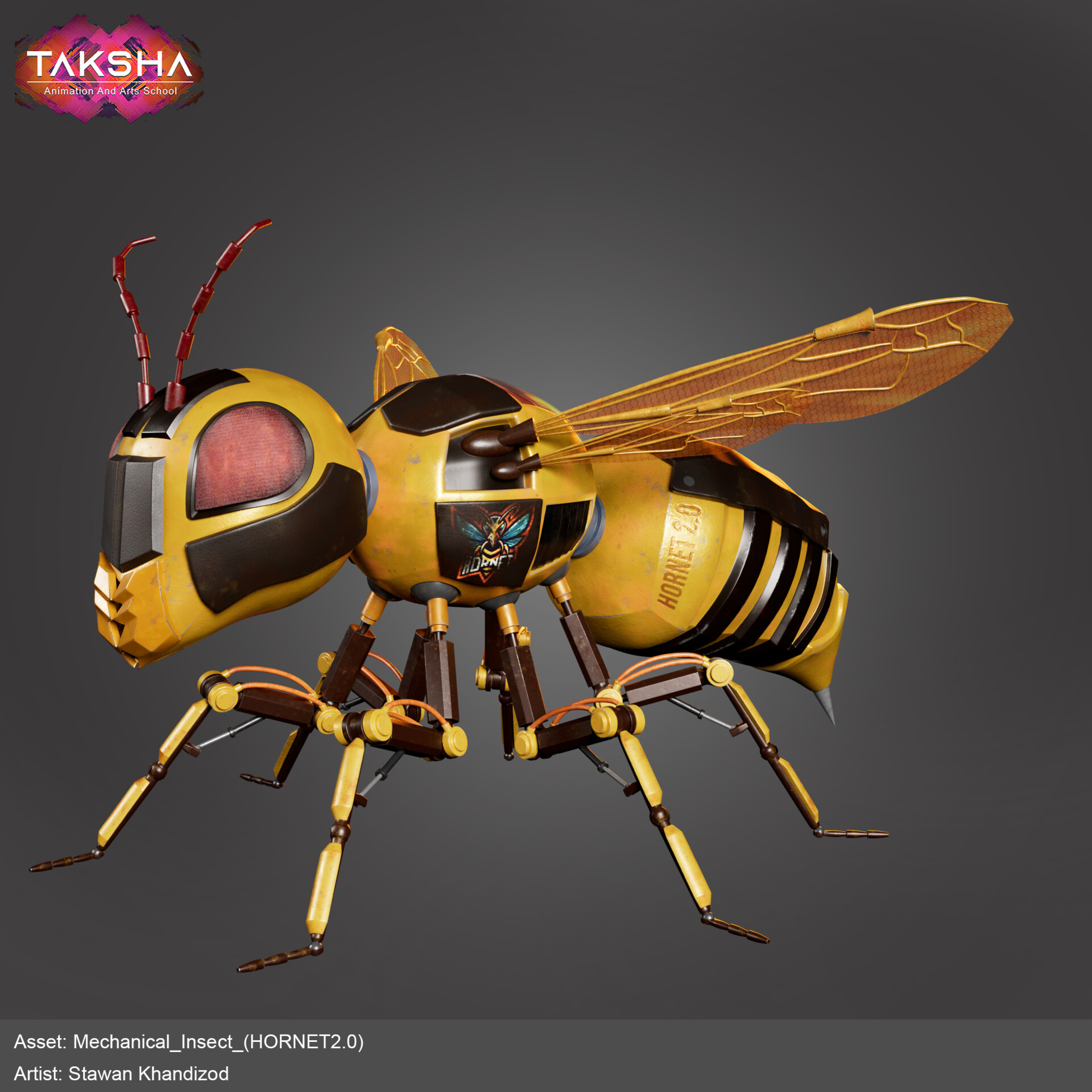 ArtStation - Mechanical insect (HORNET 2.0)