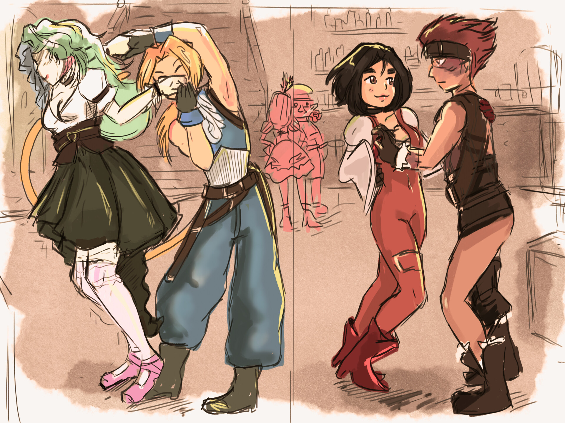 ArtStation - FF9 Sketch Concepts