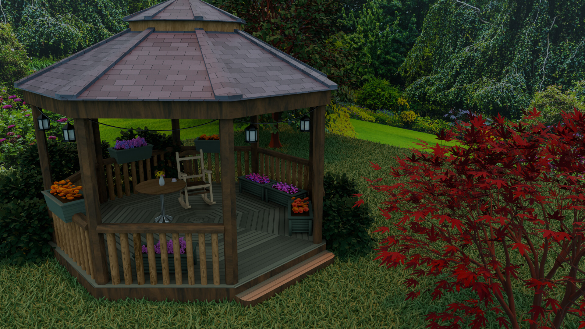 ArtStation - Garden Gazebo