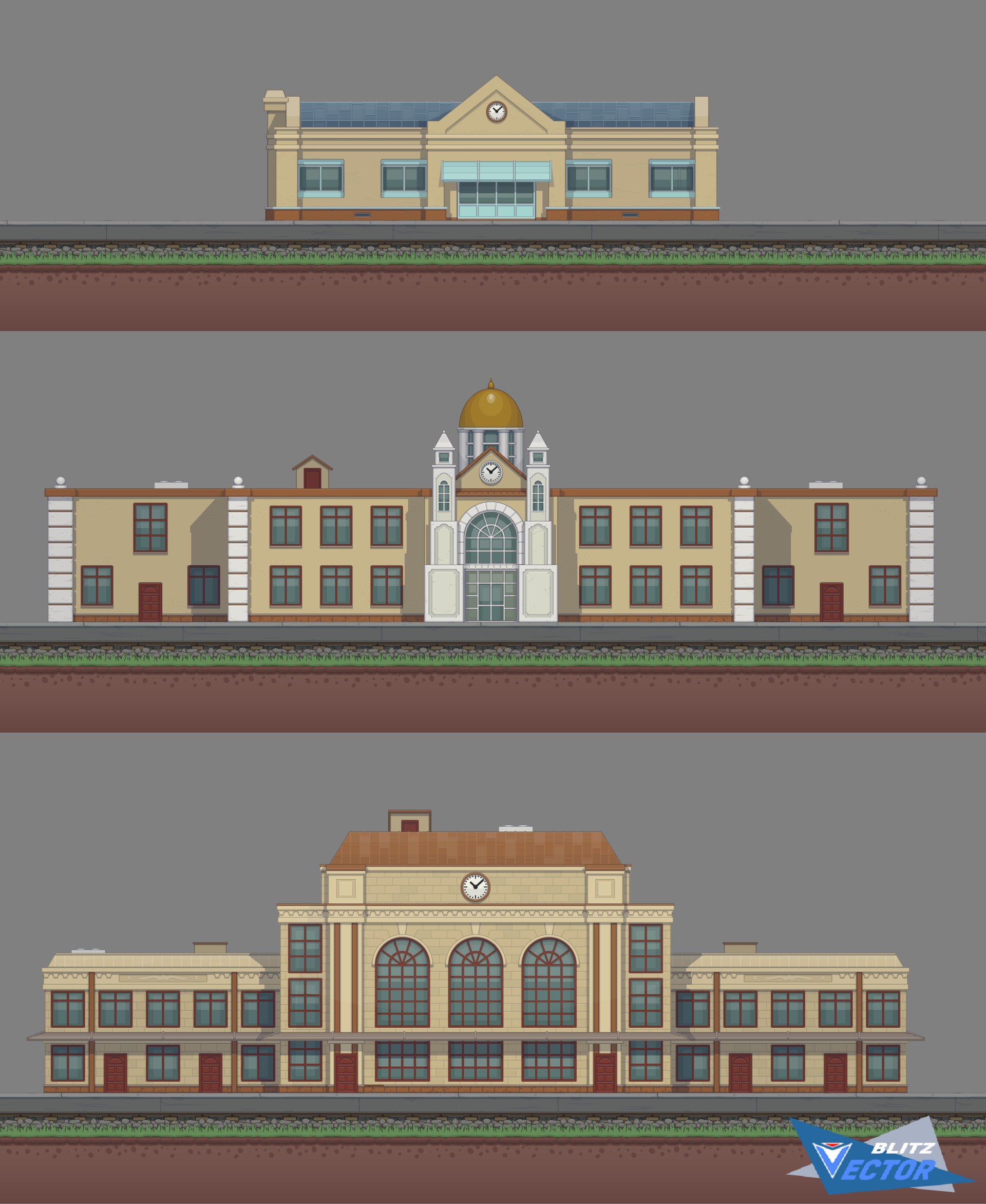 ArtStation - Train Simulator assets