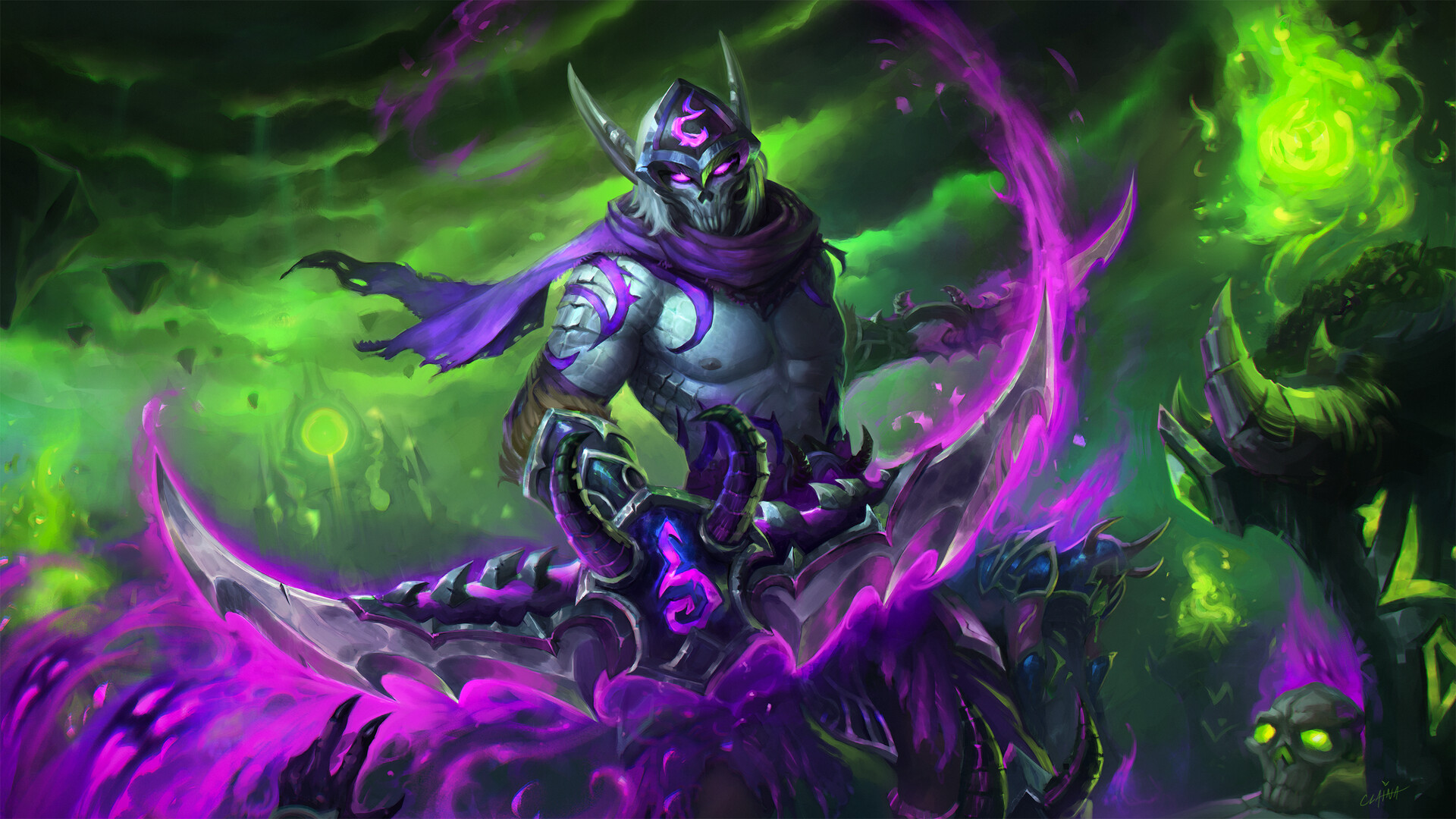 demon hunter background hd