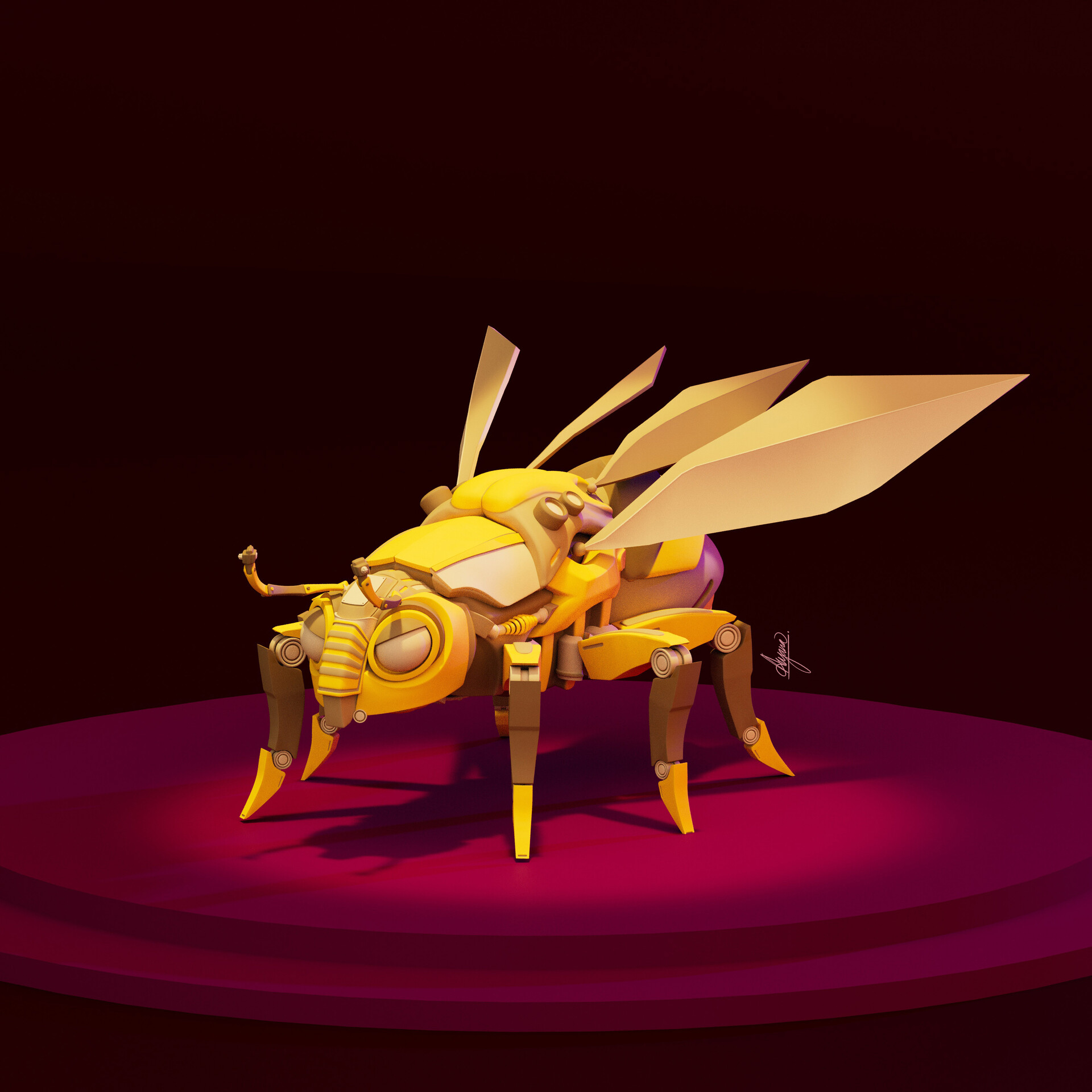 ArtStation - Sci-Fi Robotic Bee