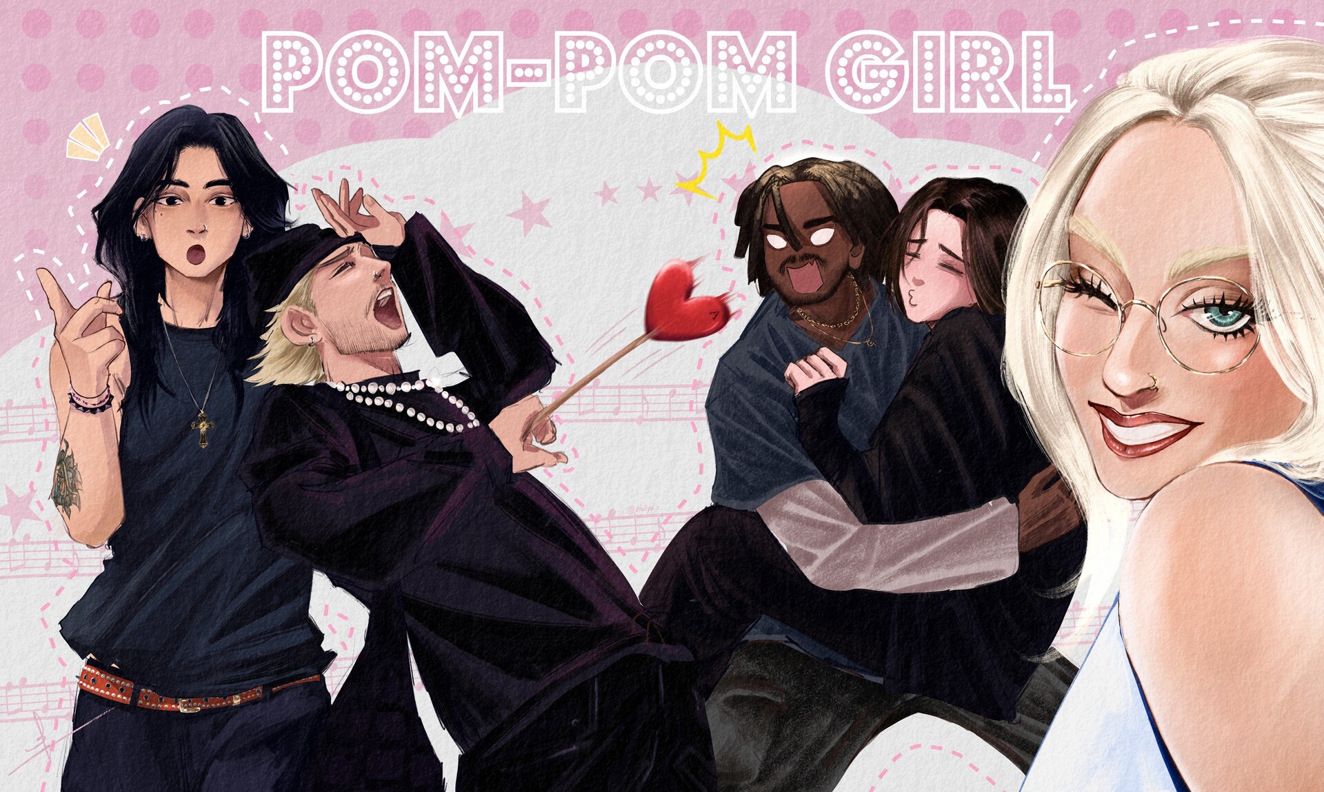 ArtStation - POM-POM GIRL - WEB