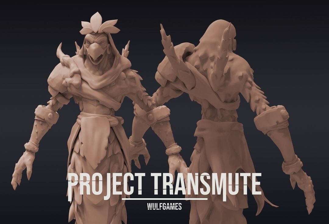ArtStation - Modelado de Personaje 3D para Project Transmute – Wulf Games