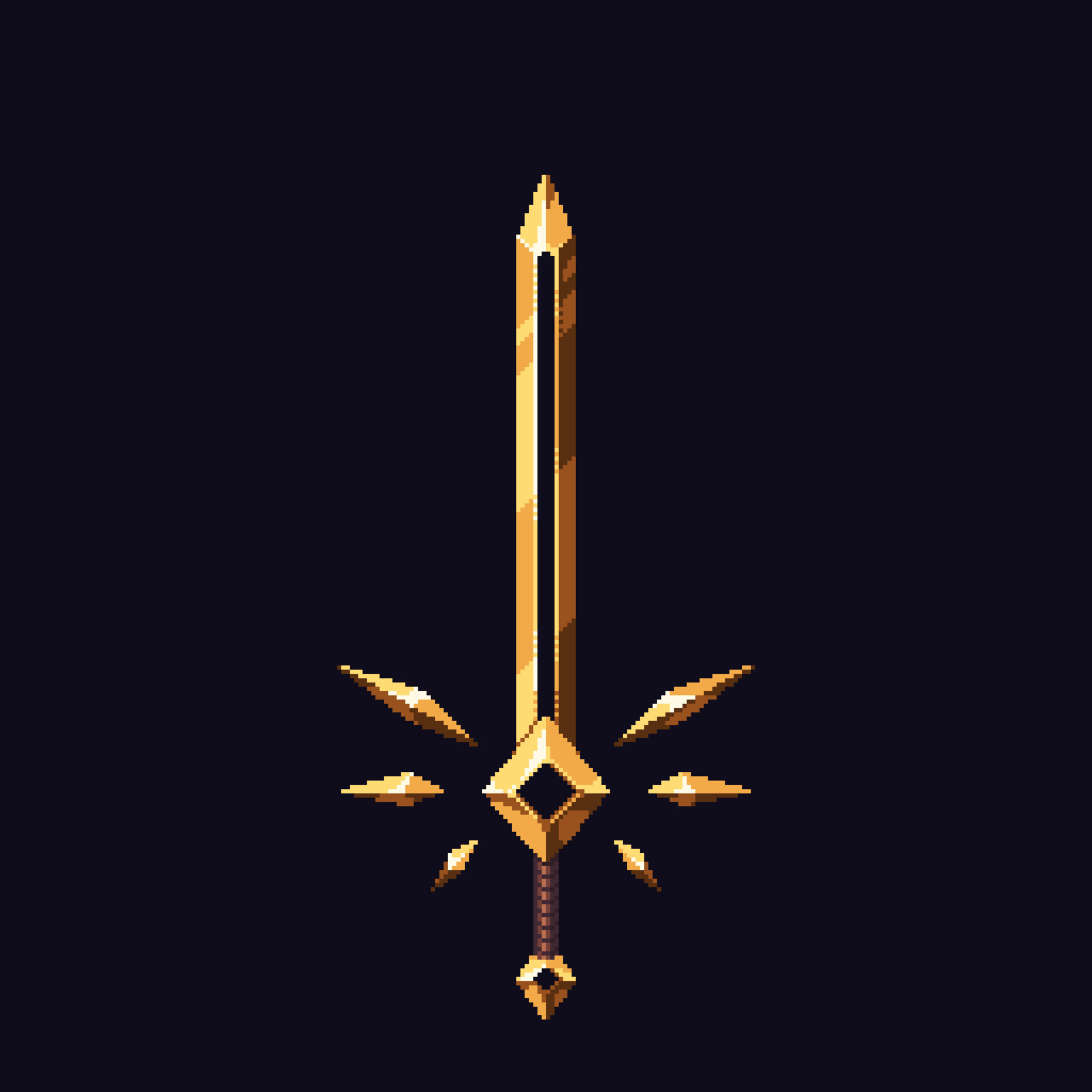 ArtStation - 01. Gold Sword - Swordtember 2024