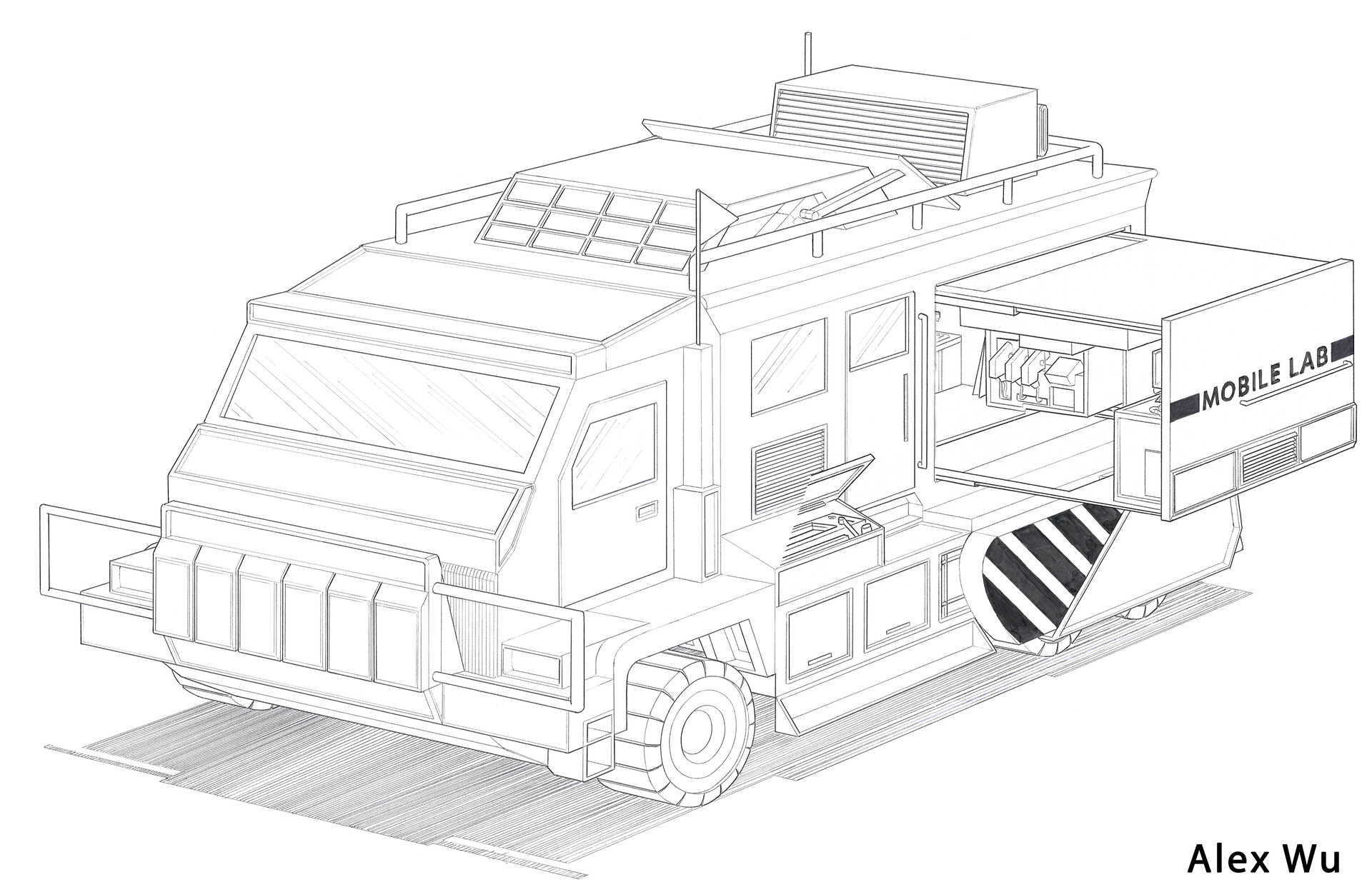 ArtStation - Mobile laboratory
