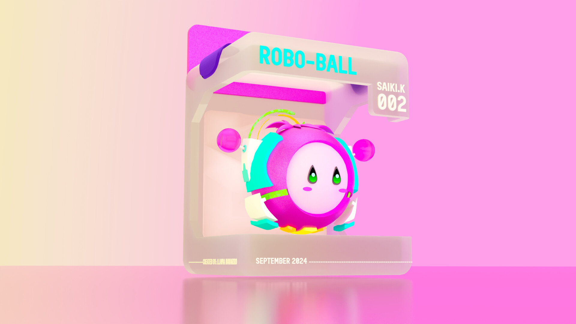 ArtStation - 3D Robo-ball: Saiki K Version