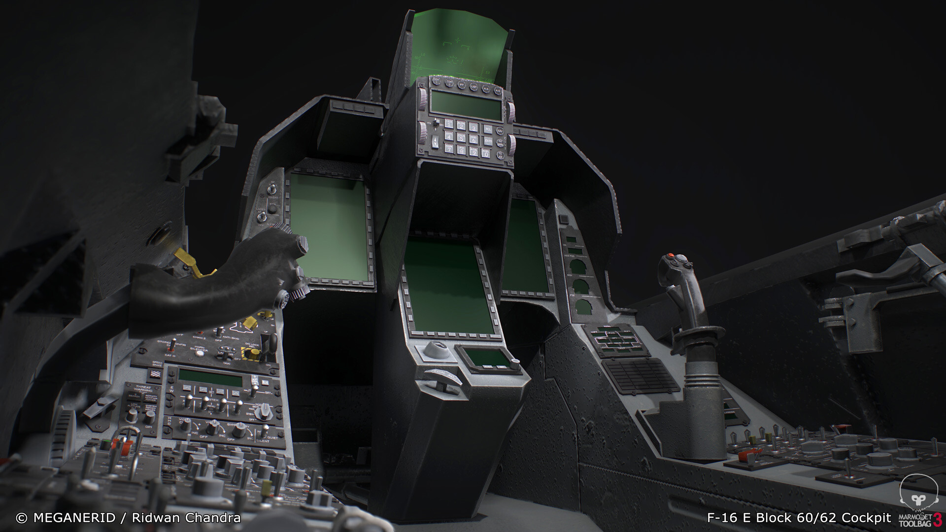 Ridwan Chandra - MeganeRid - F-16 E Block 60/62 Cockpit