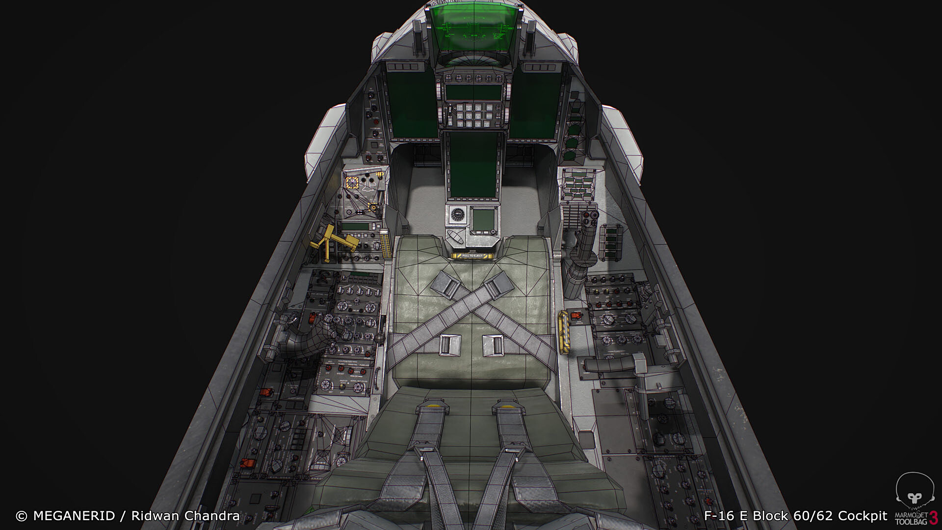 Ridwan Chandra - MeganeRid - F-16 E Block 60/62 Cockpit