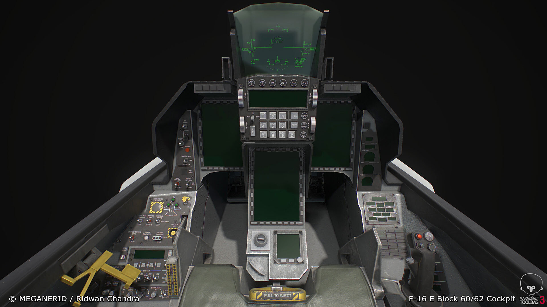 Ridwan Chandra - MeganeRid - F-16 E Block 60/62 Cockpit