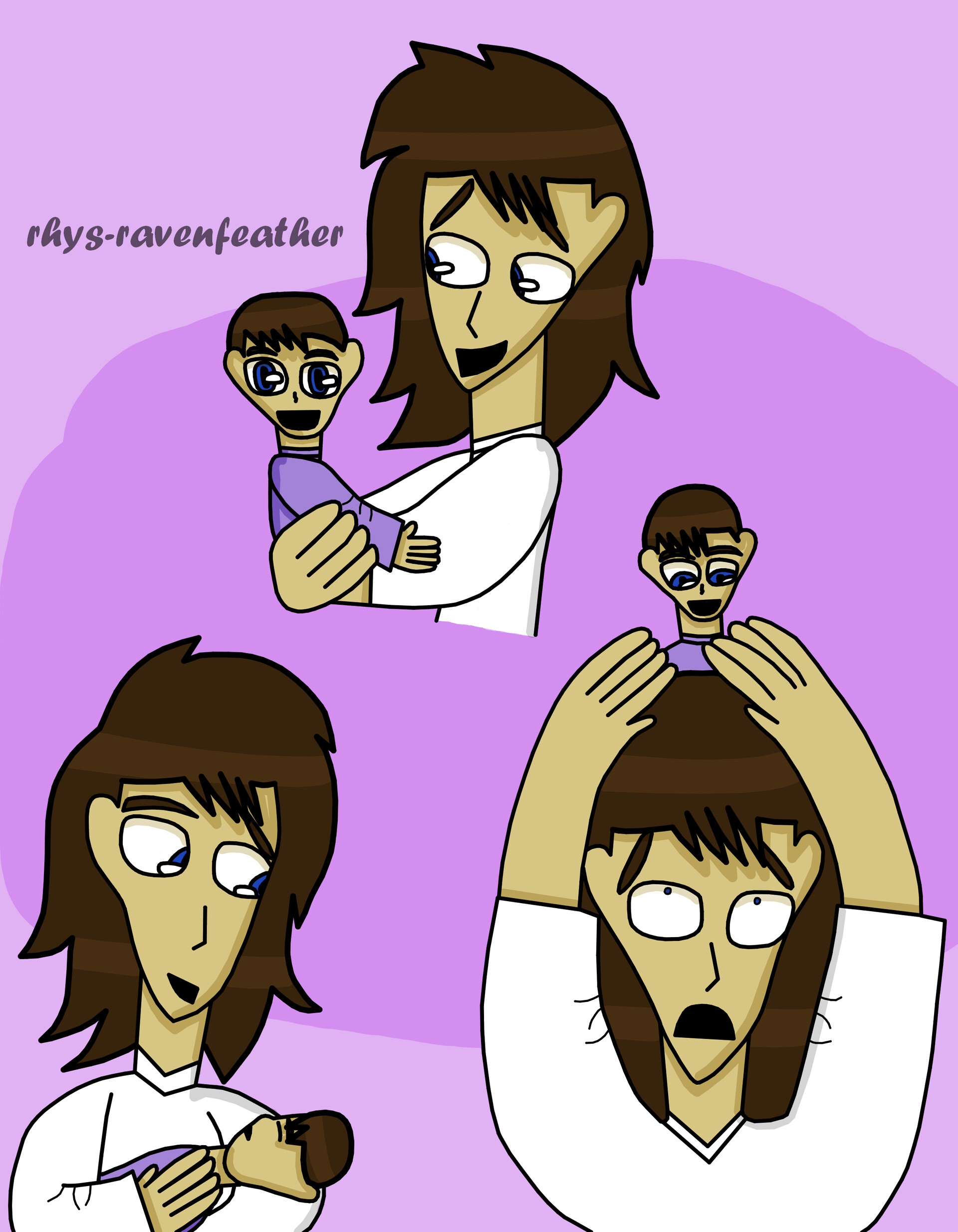 ArtStation - Baby Hailey and Charles