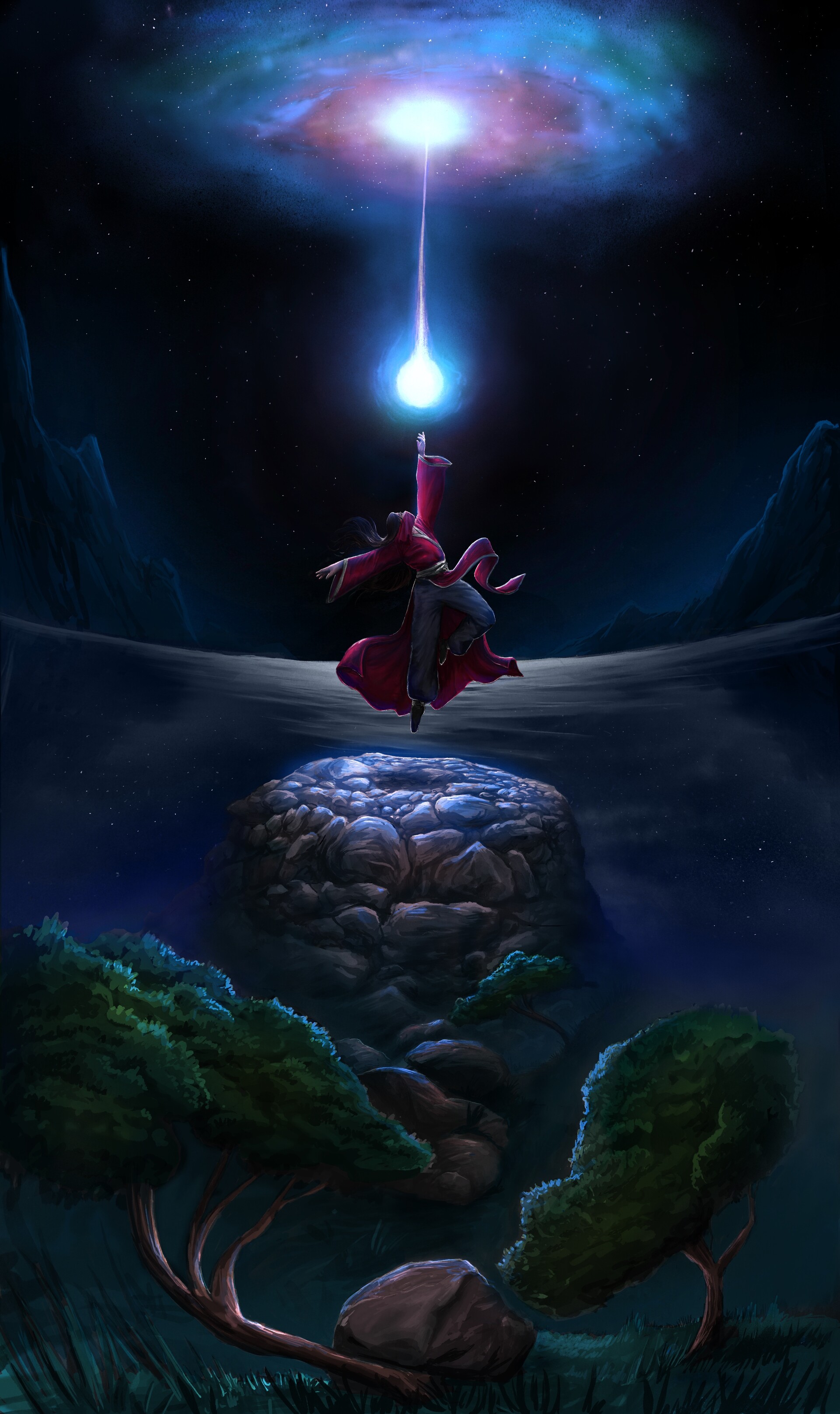 ArtStation - Cosmic Girl commission