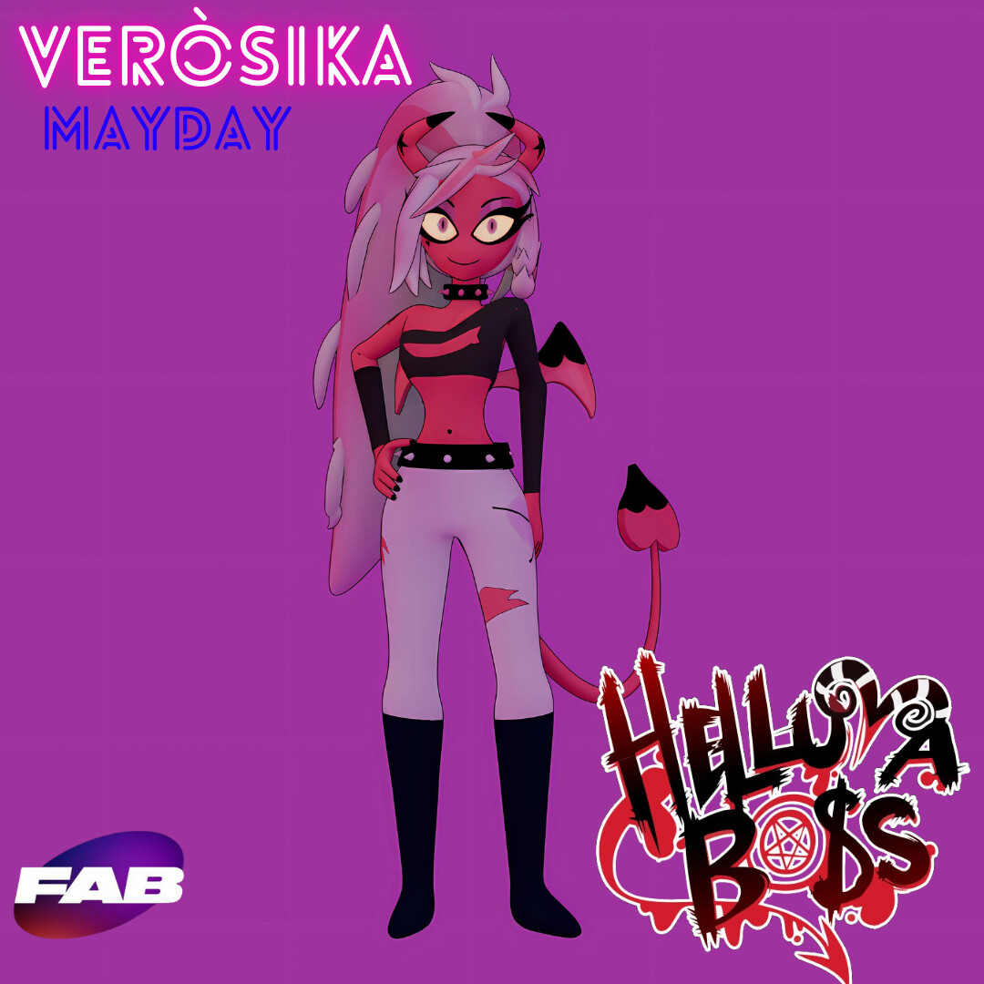 ArtStation - Verosika Mayday (Helluva Boss 3D)