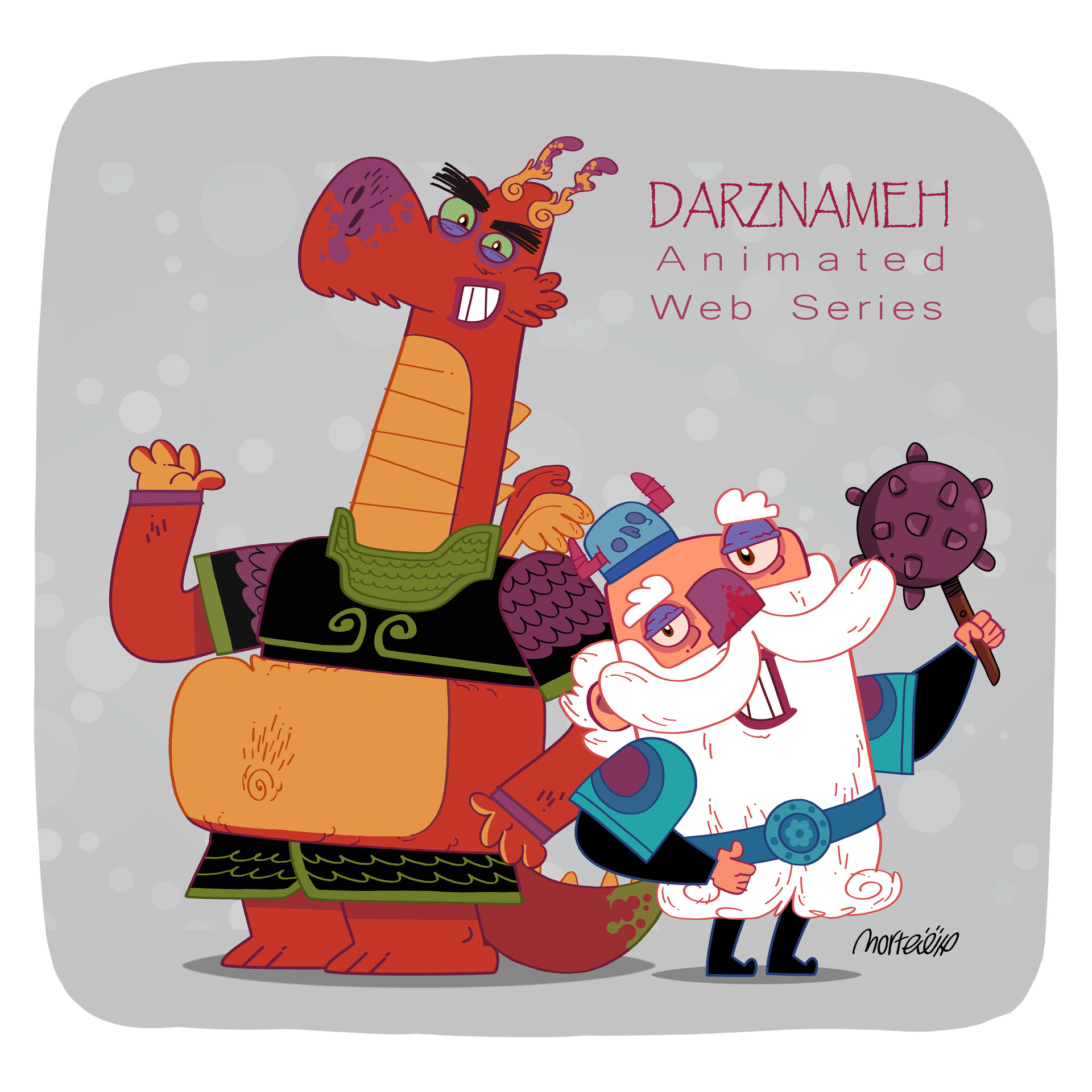 ArtStation - Rostam & Dragon