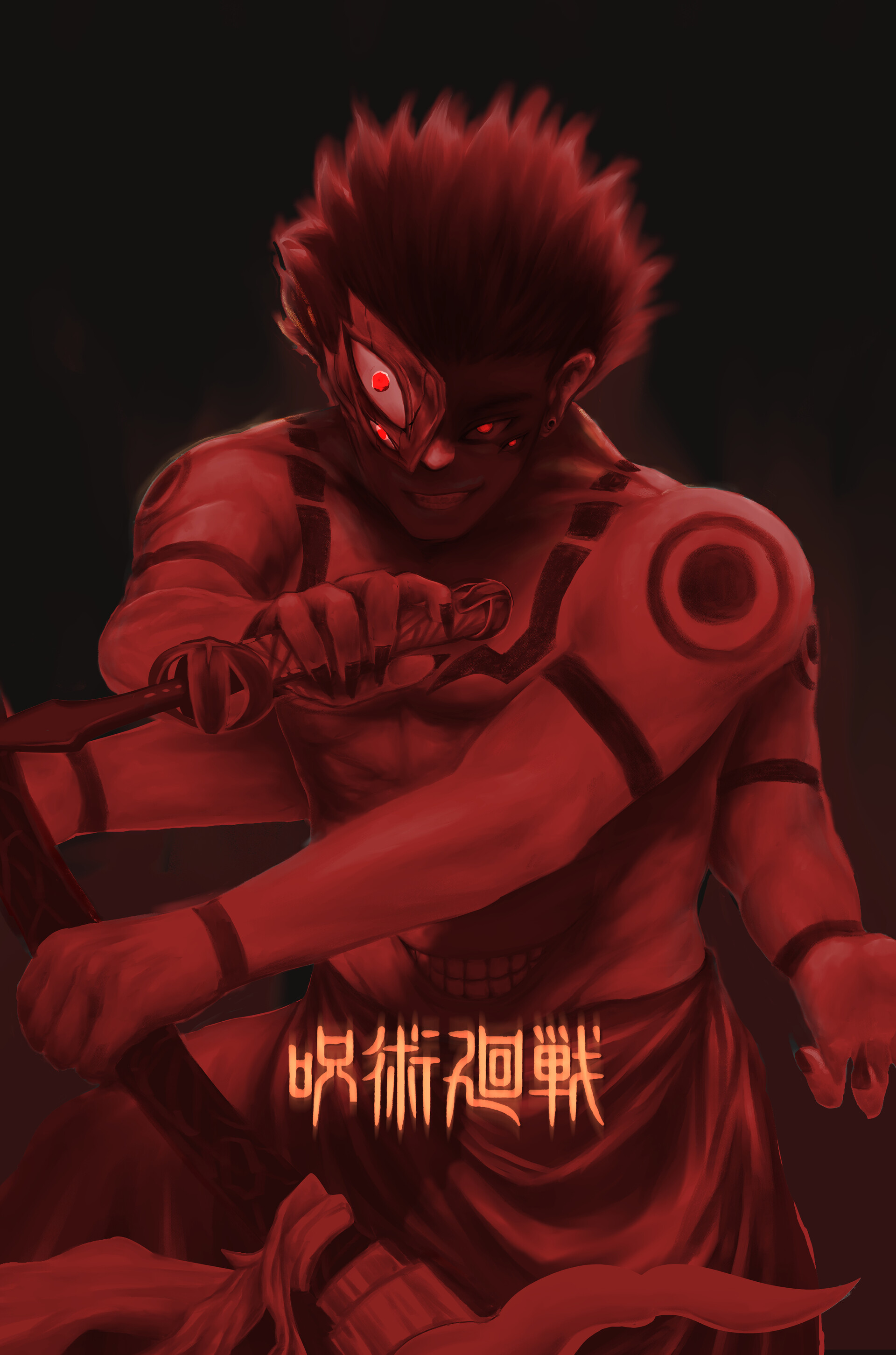 ArtStation - Final Form Ryomen Sukuna - Jujutsu Kaisen