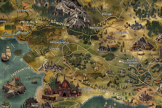 ArtStation - Map Art