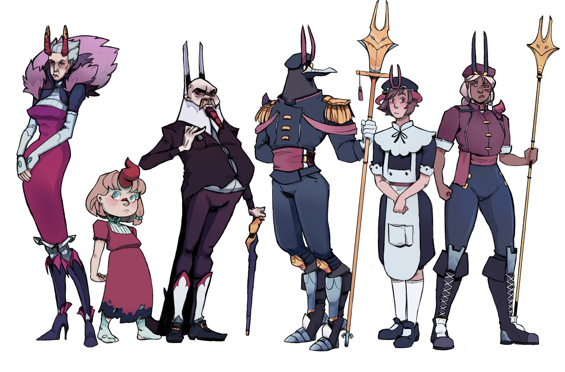 ArtStation - LIDIA: characters