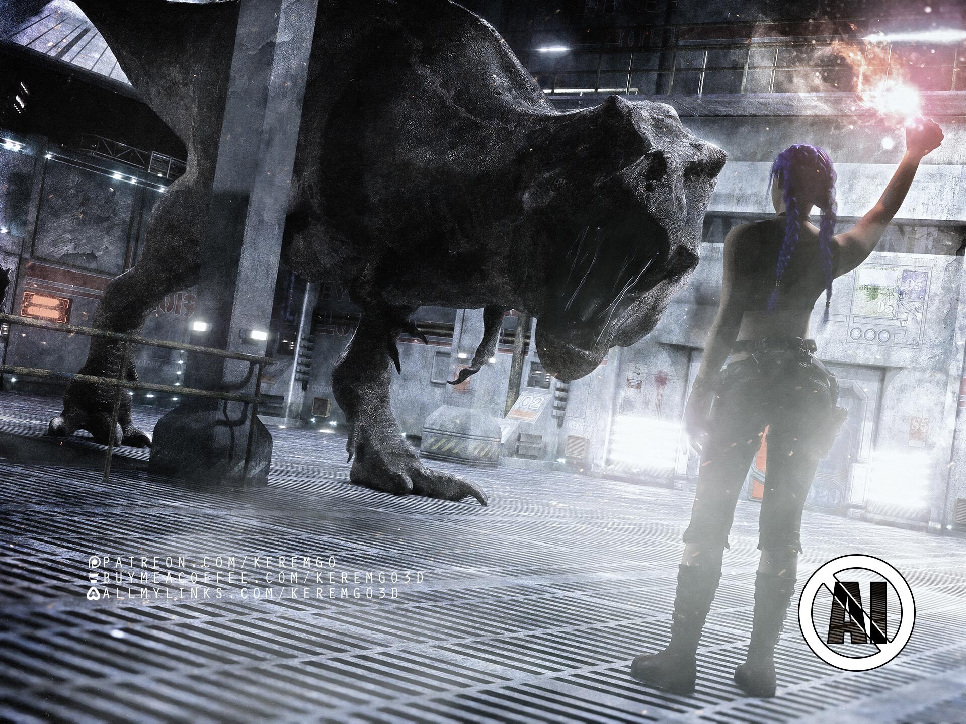 ArtStation - The Monster You Created | T-REX | JINX | ARCANE