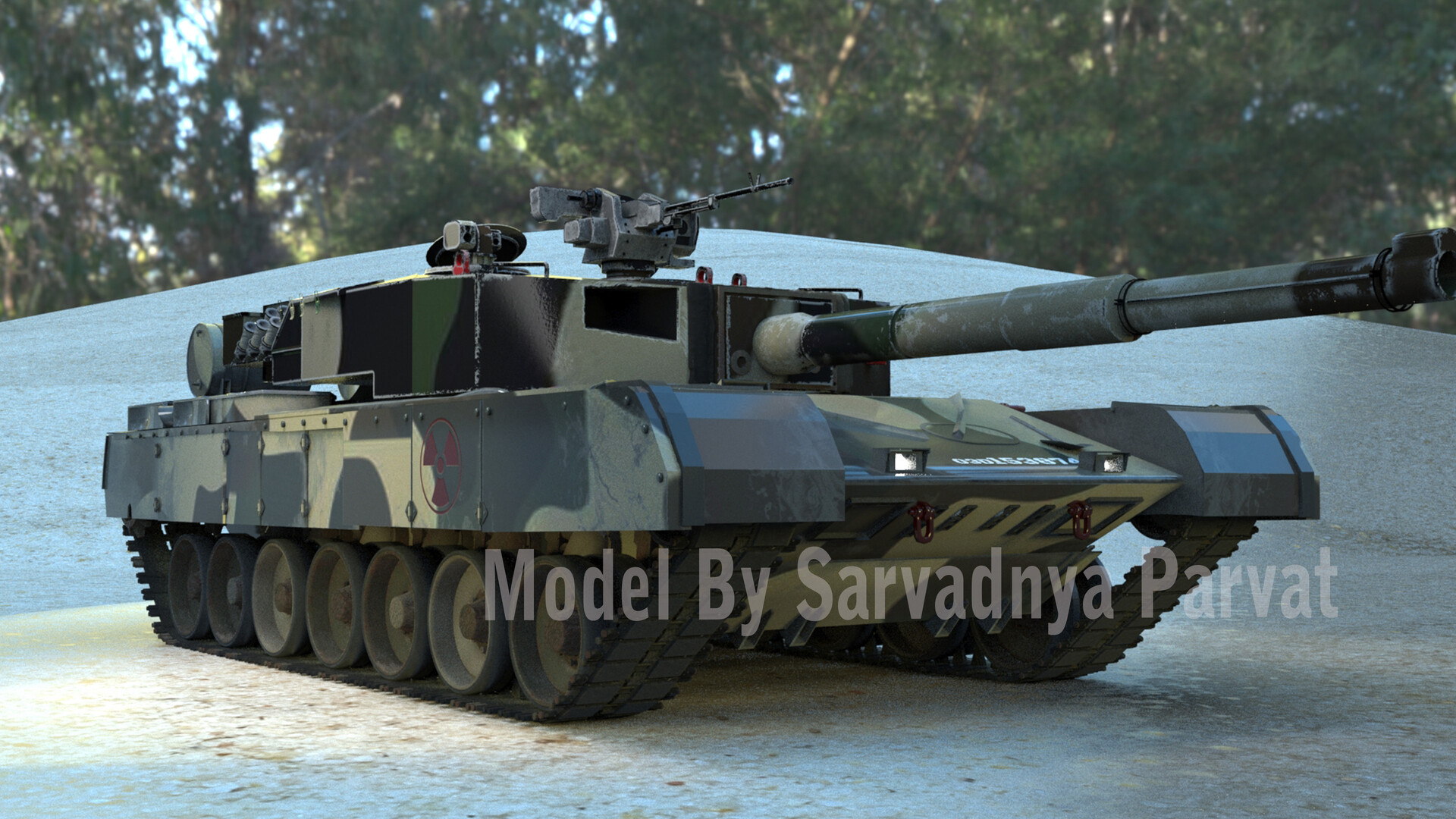 ArtStation - Arjun Mk2 tank