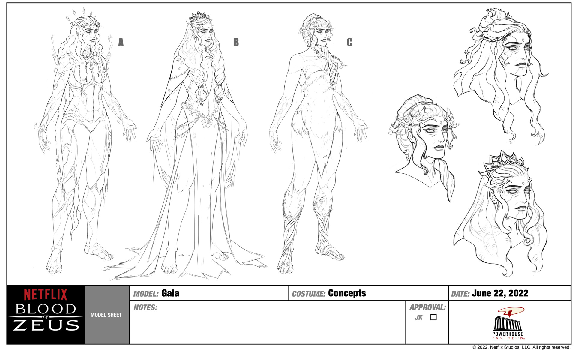 Steven-Wayne Ellison - Blood of Zeus Season 2: Unused Gaia Concepts