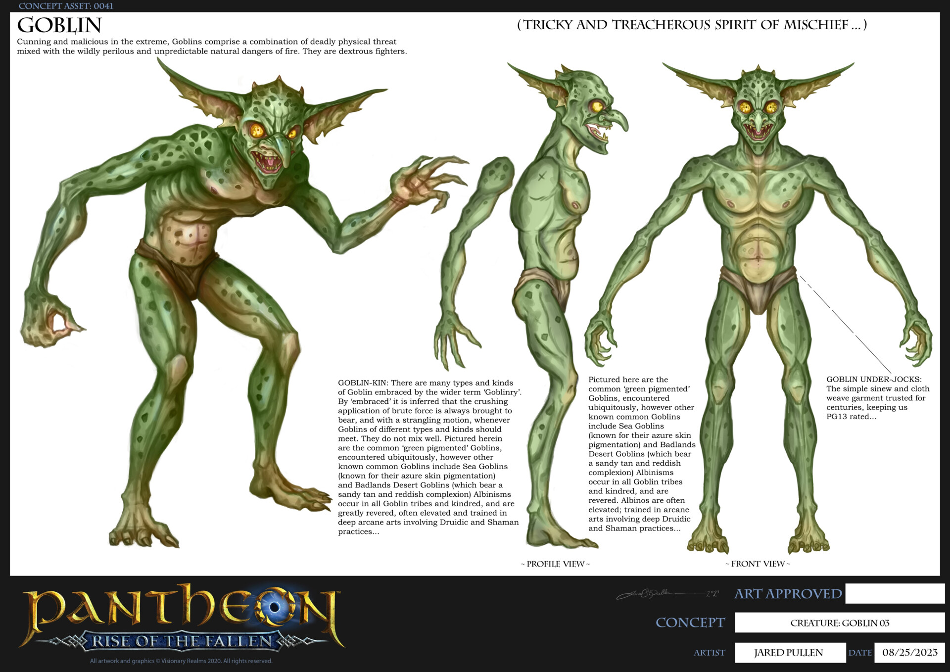 Tara Solbrig - Pantheon: Rise of the Fallen - Goblin