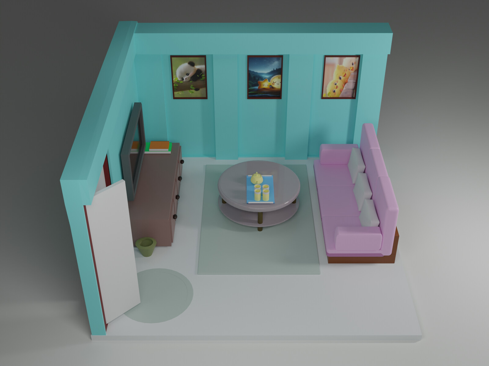 ArtStation - 3D Interior Model