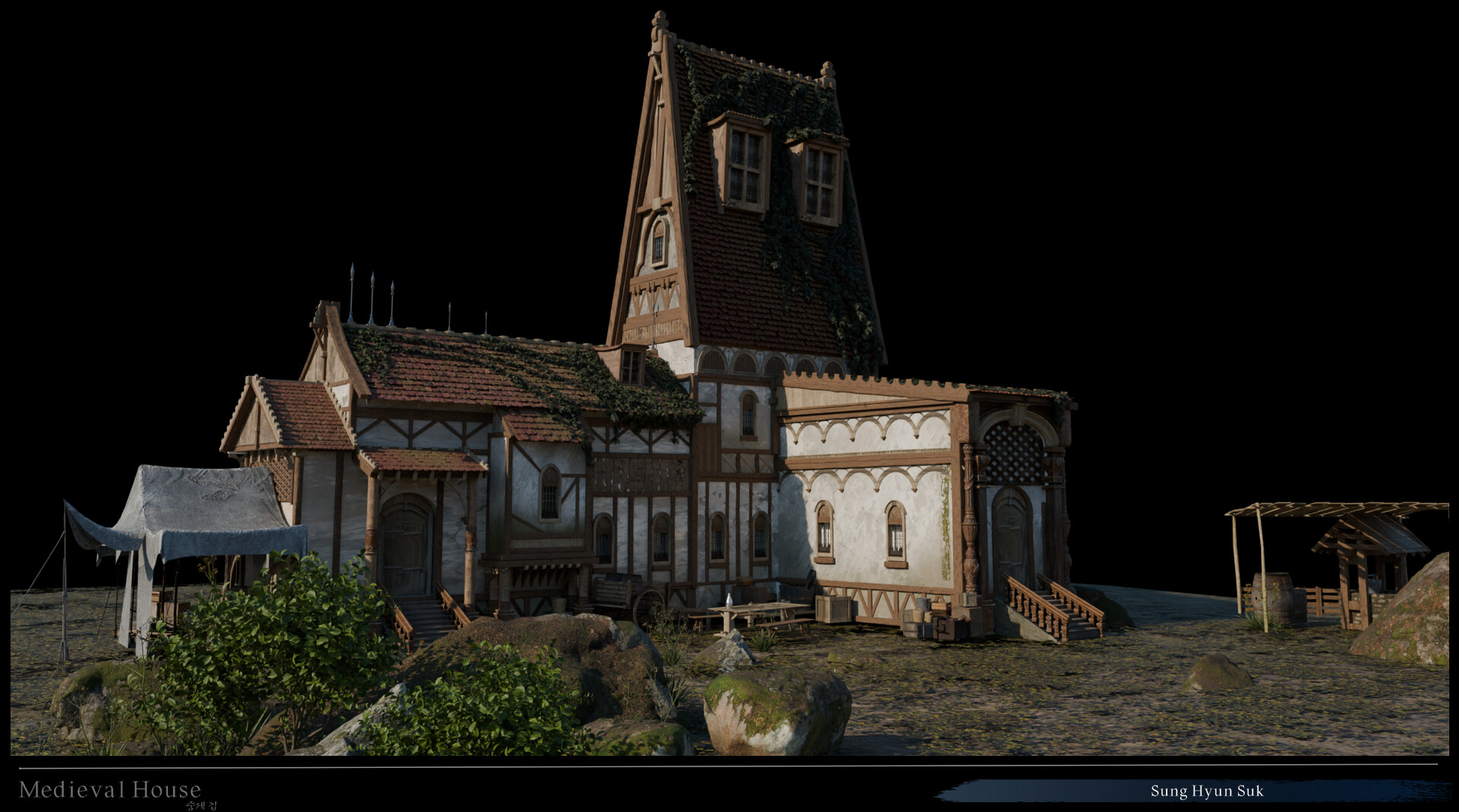 ArtStation - medieval house