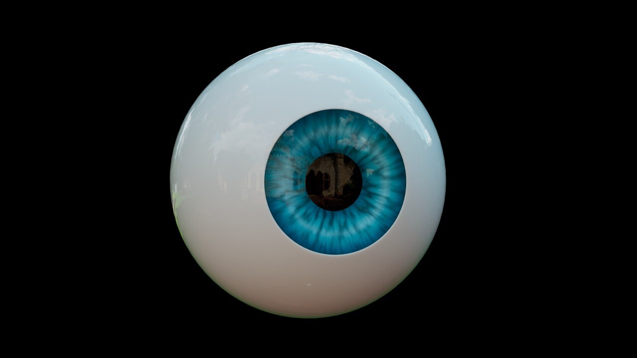 ArtStation - Stylised Cartoon Eye Design