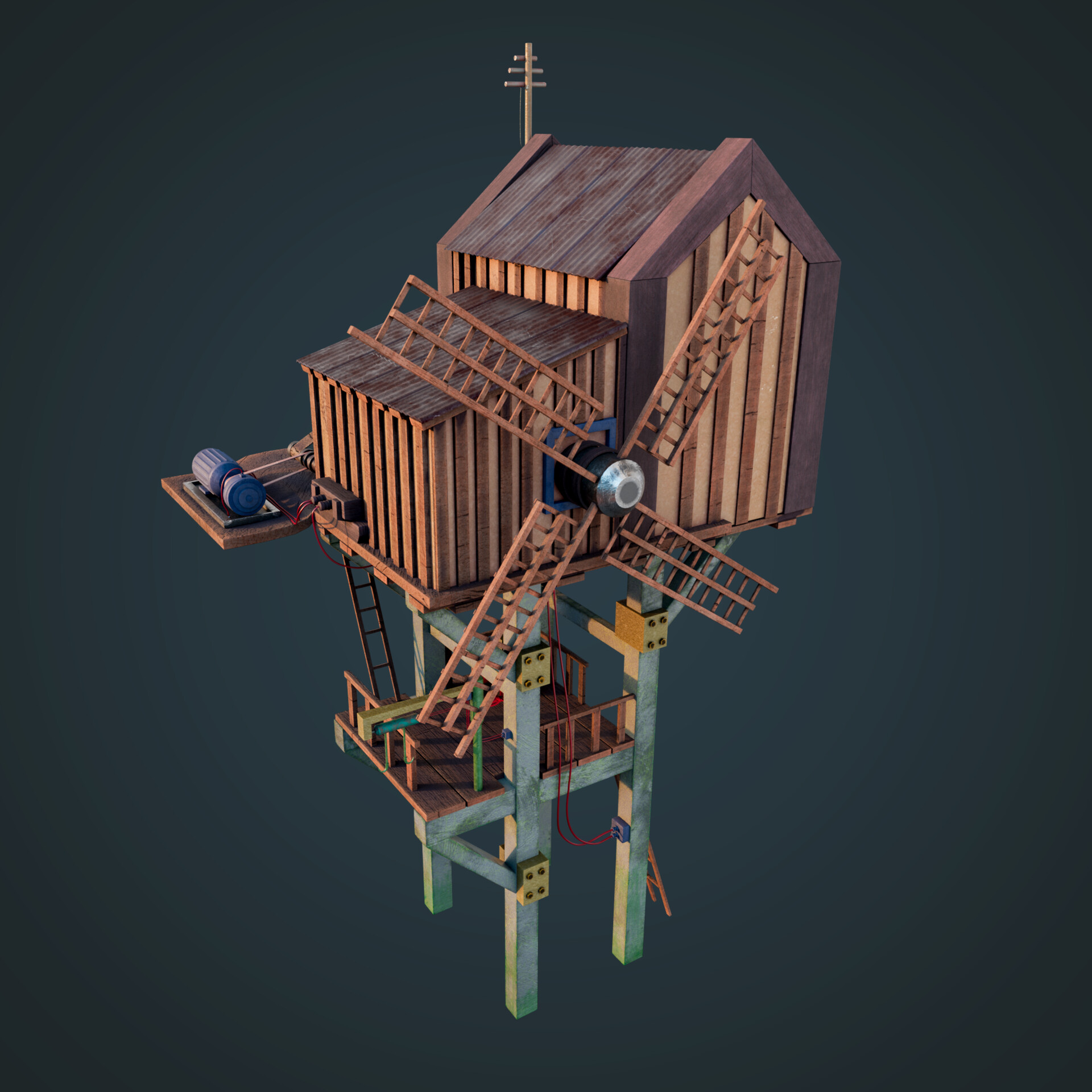 ArtStation - Wind Mill