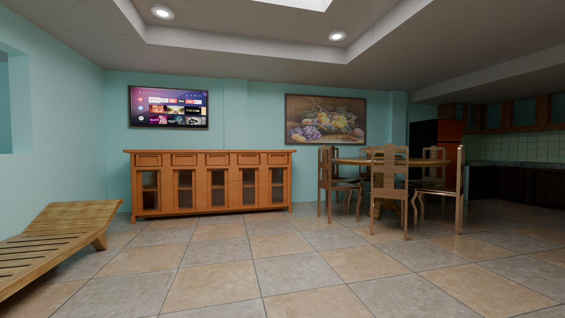 ArtStation - My simply interior design of my future house