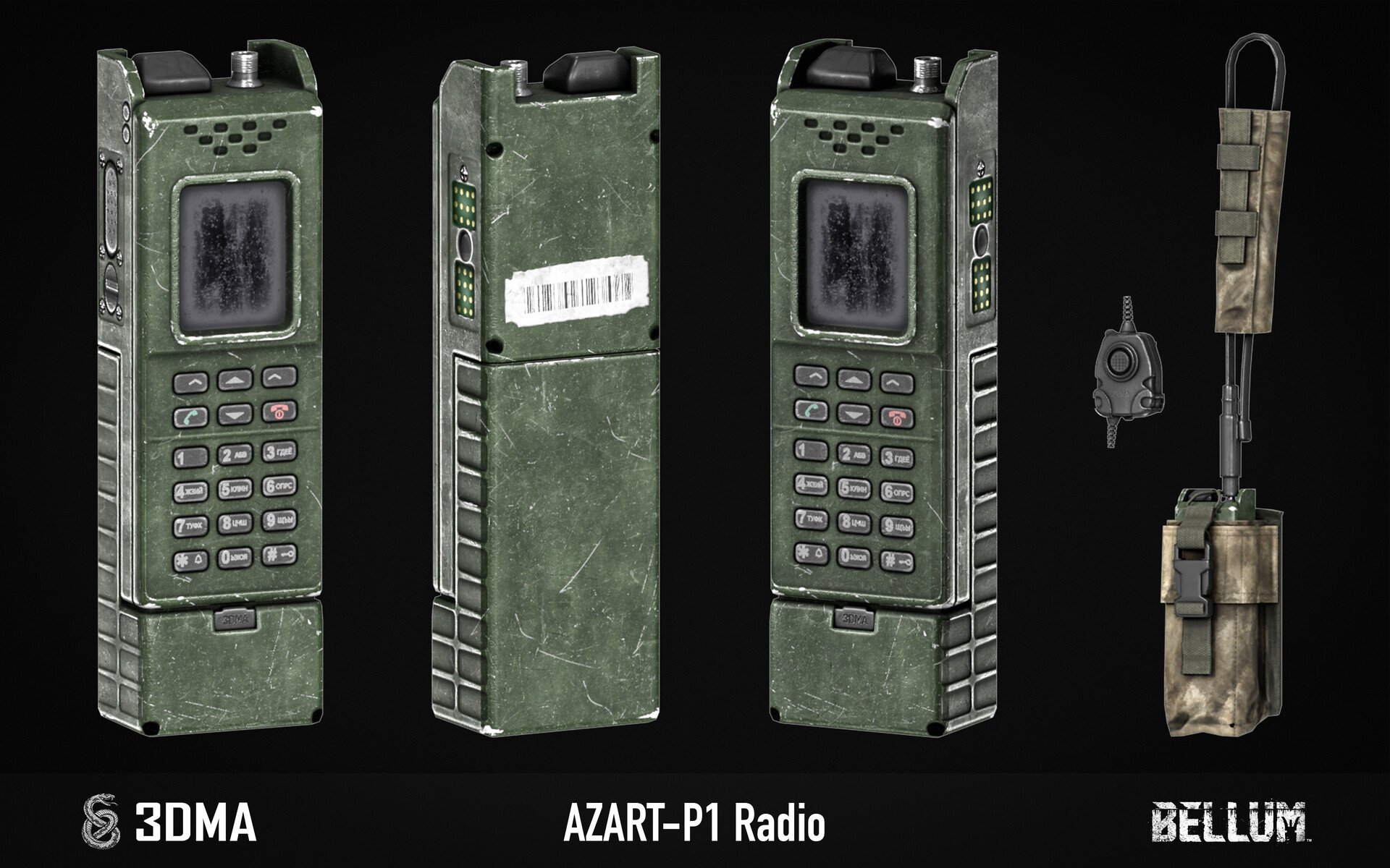 3DMA Studios - AZART P-1 RADIO