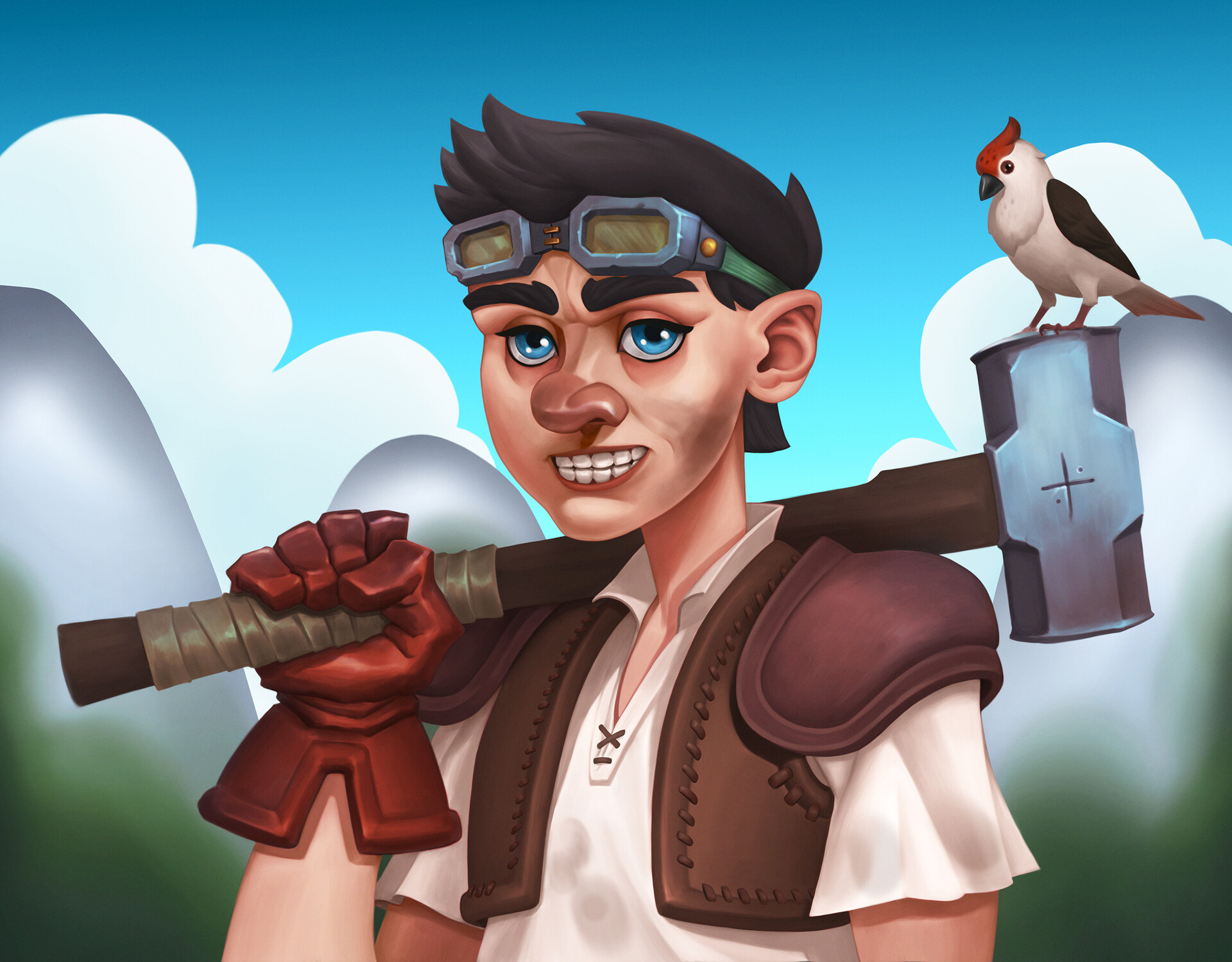 ArtStation - boy and the bird