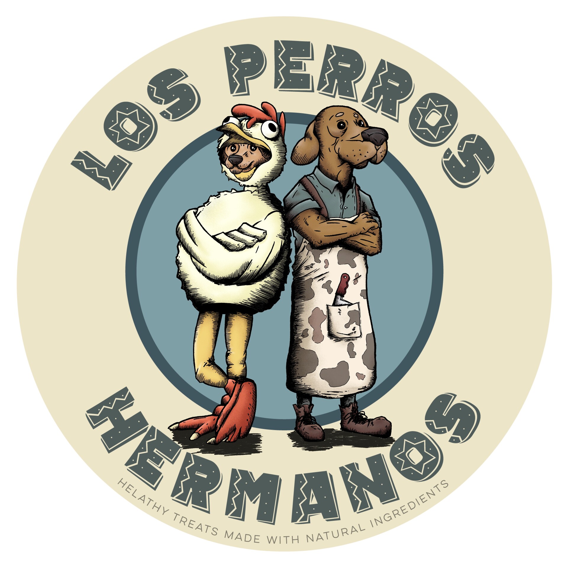 ArtStation - Logo design for Los Perros Hermanos