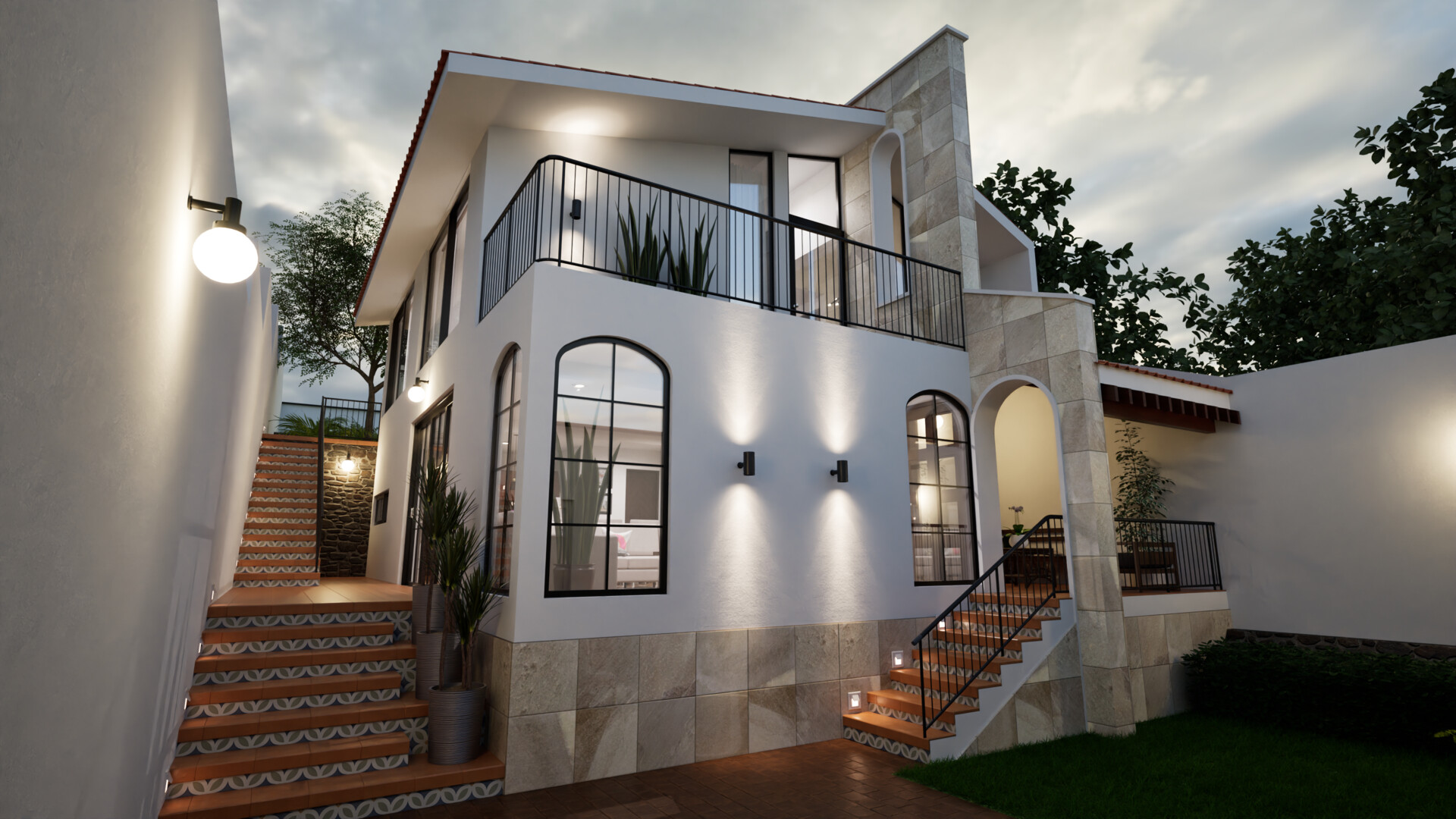 ArtStation - Modern Mexican House design